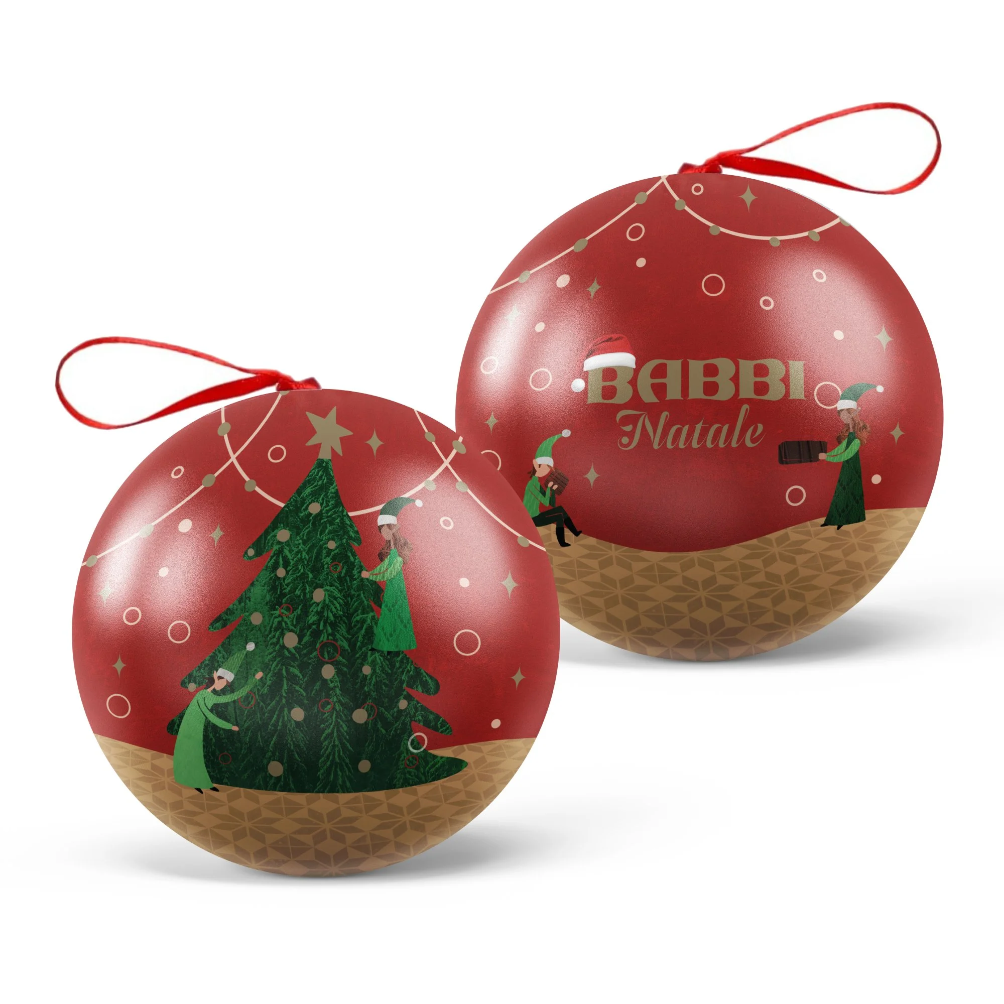 01421 Classico Panettone Golden Reindeer Tin 1 kg — B&R Classics ...