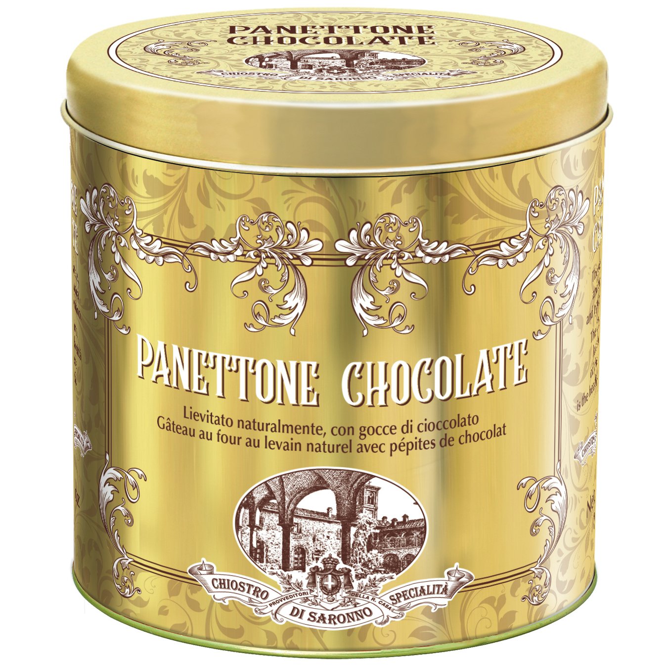 02306 Classico Panettone Gold Tin 1 kg — B&R Classics: Importing Europe ...