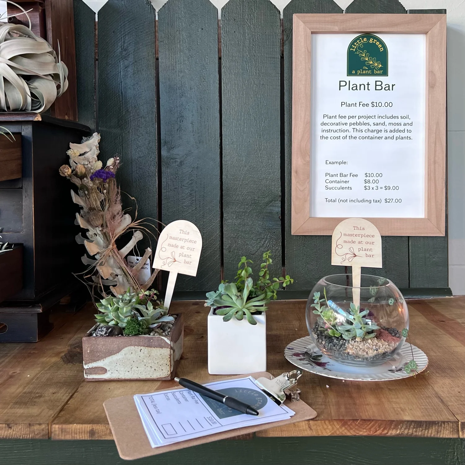 Little Green A Plant Bar