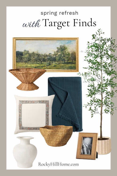 Spring Living Room Refresh with Affordable & Styling Target Finds ...