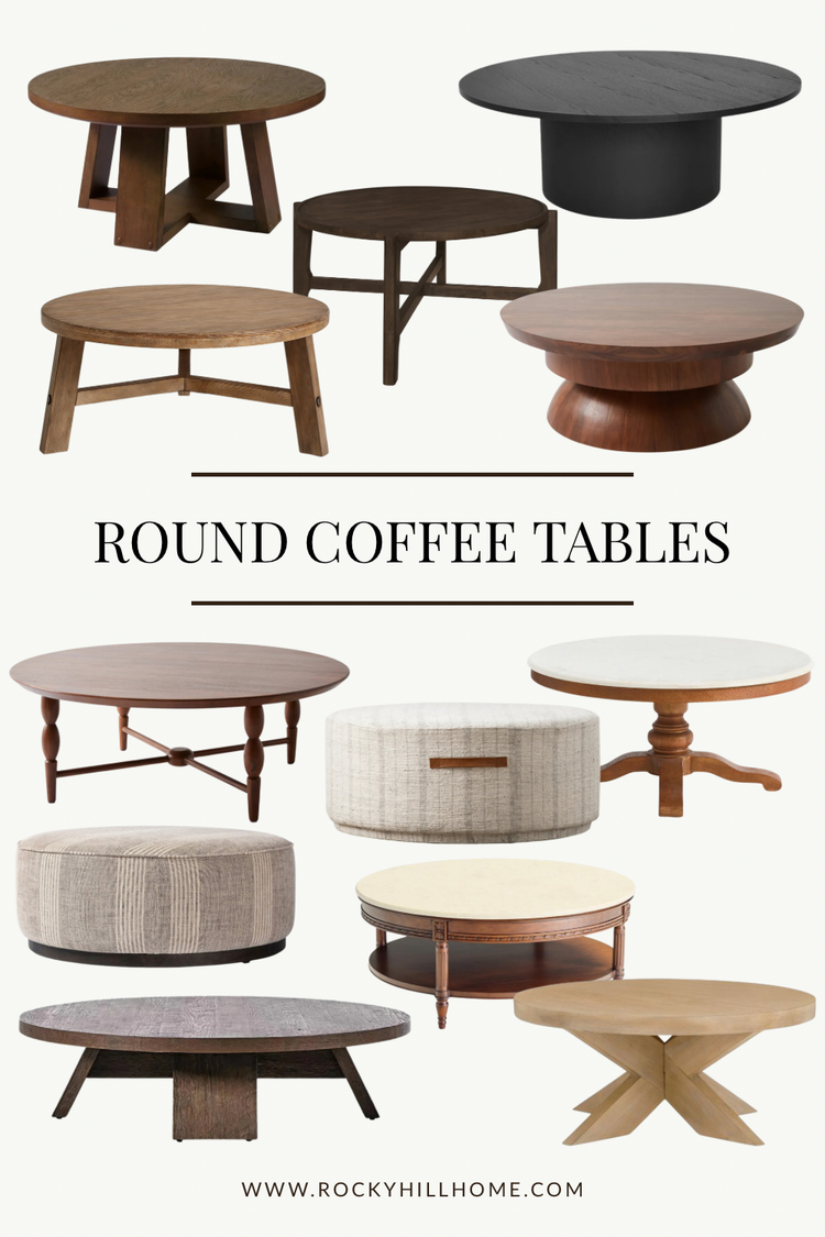 12 Round Coffee Tables That Instantly Elevate a Living Room — ROCKY ...