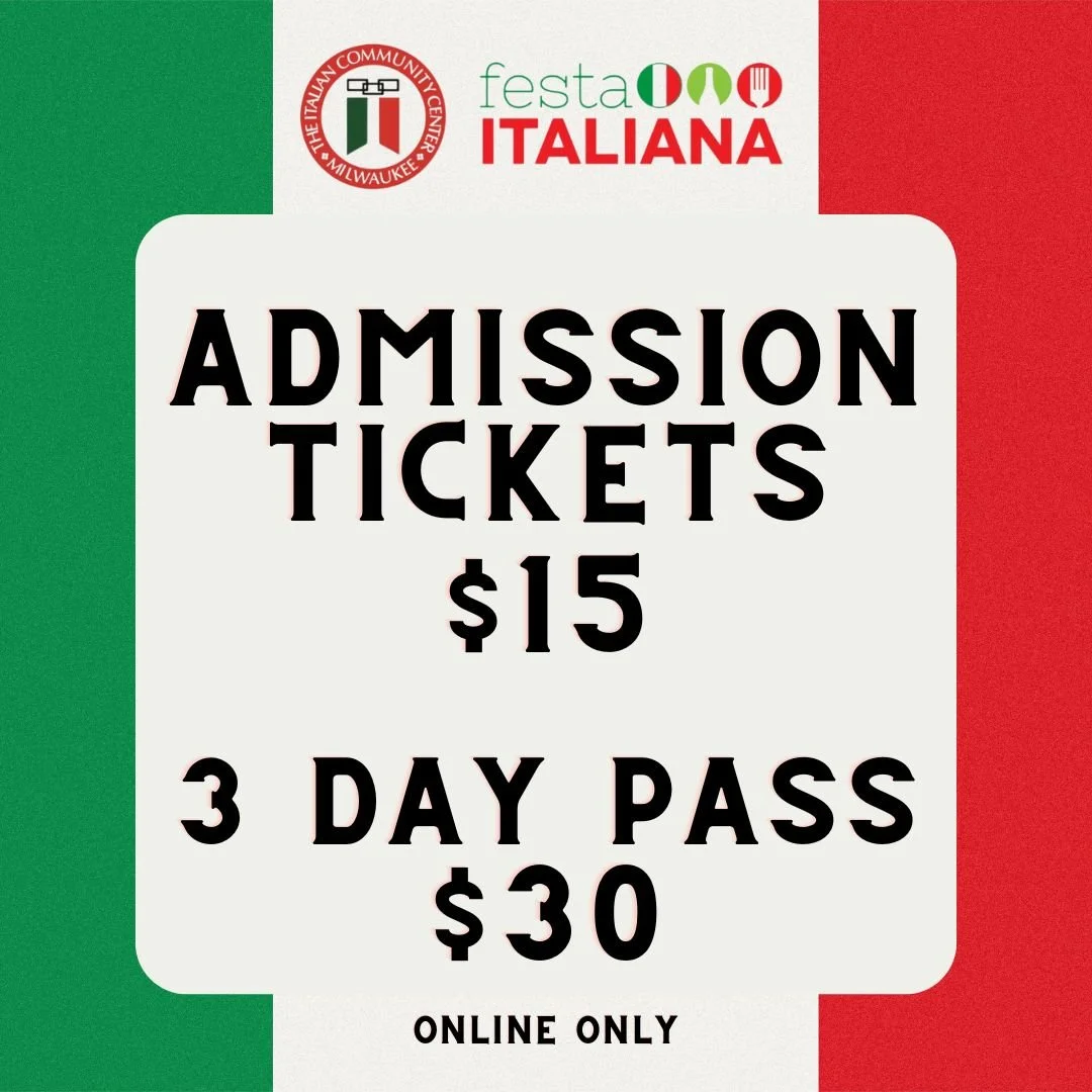 Festa Italiana — Italian Community Center of Milwaukee, WI