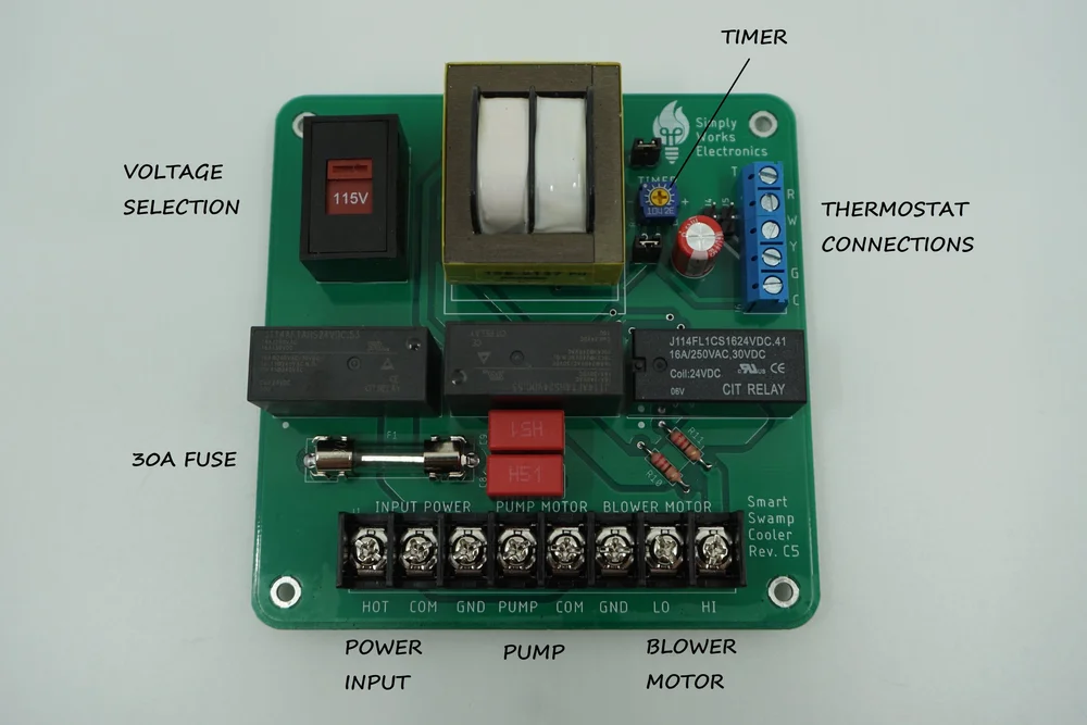 Smart Swamp Cooler Installation Guide — Simply Works Electronics