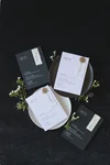 Garden Wedding Menu Card — The Patterned Desk