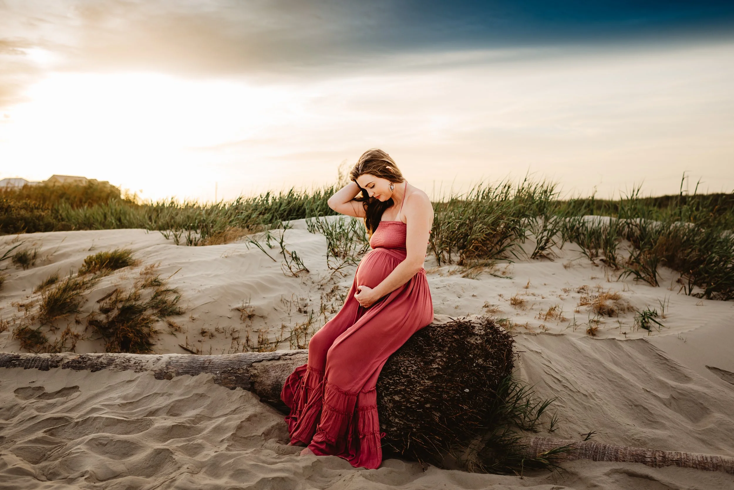 Galveston Tx Maternity Beach Photography — BG Photo & Doula