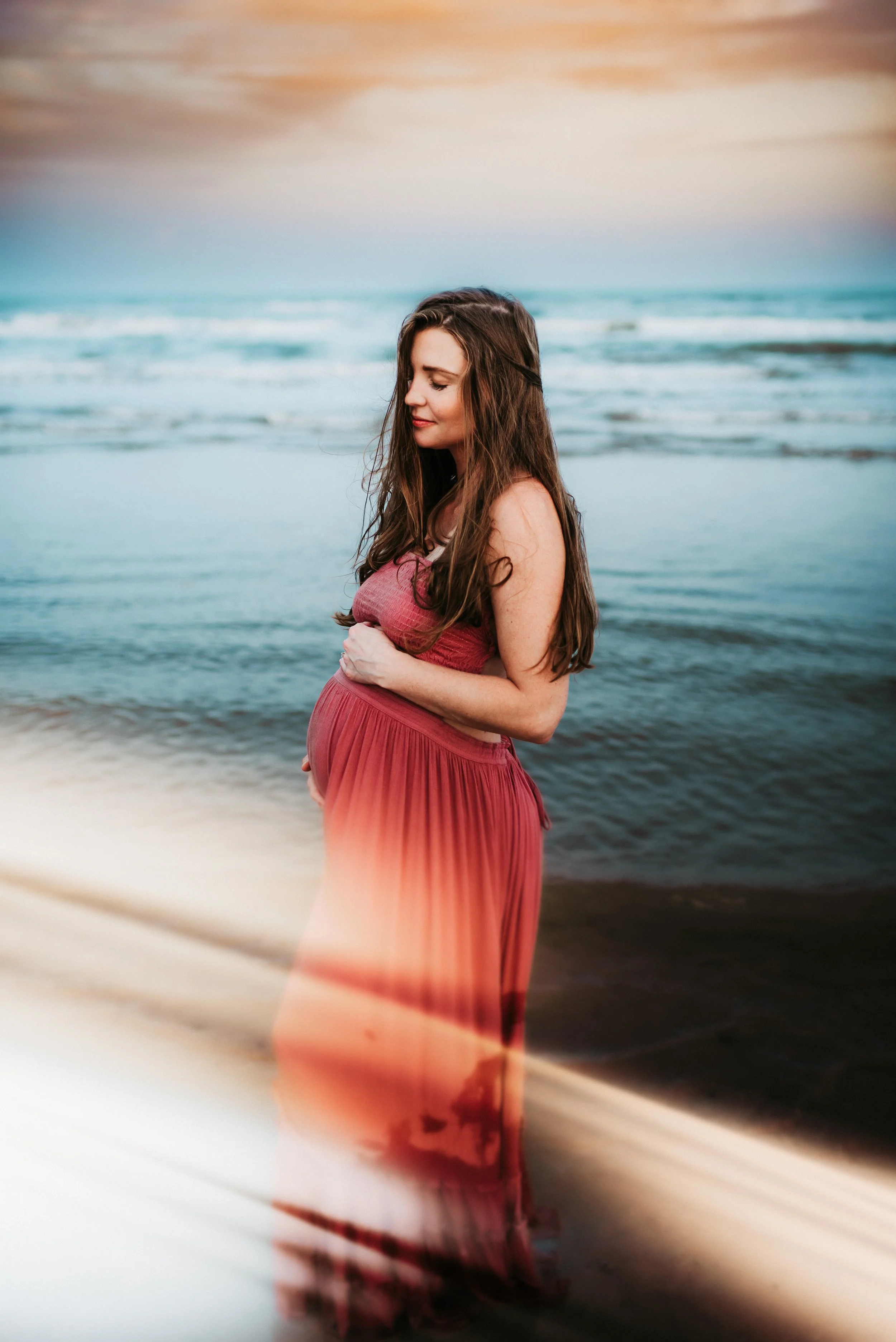 Galveston Tx Maternity Beach Photography — BG Photo & Doula