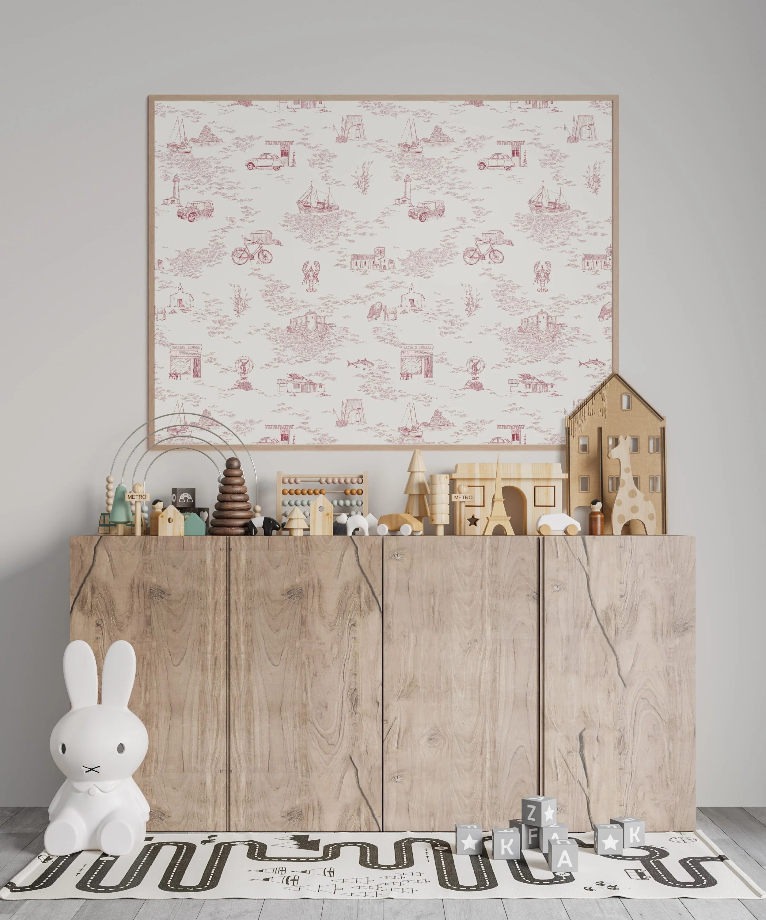 Bons Baisers de l'île d'Yeu - Bleu Jouy — Meynial