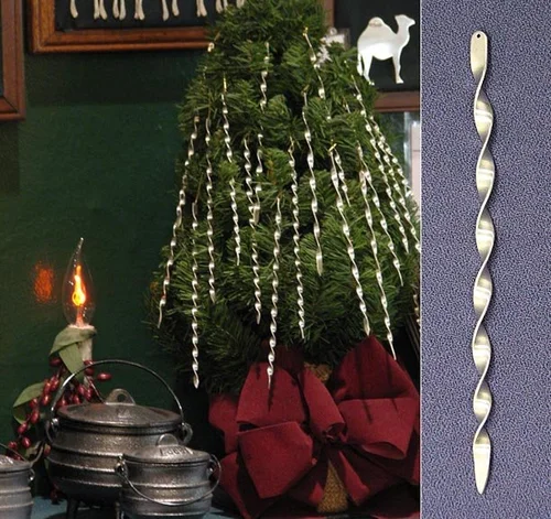 Silhouette Pewter Christmas Tree Ornaments — Three Feathers Pewter