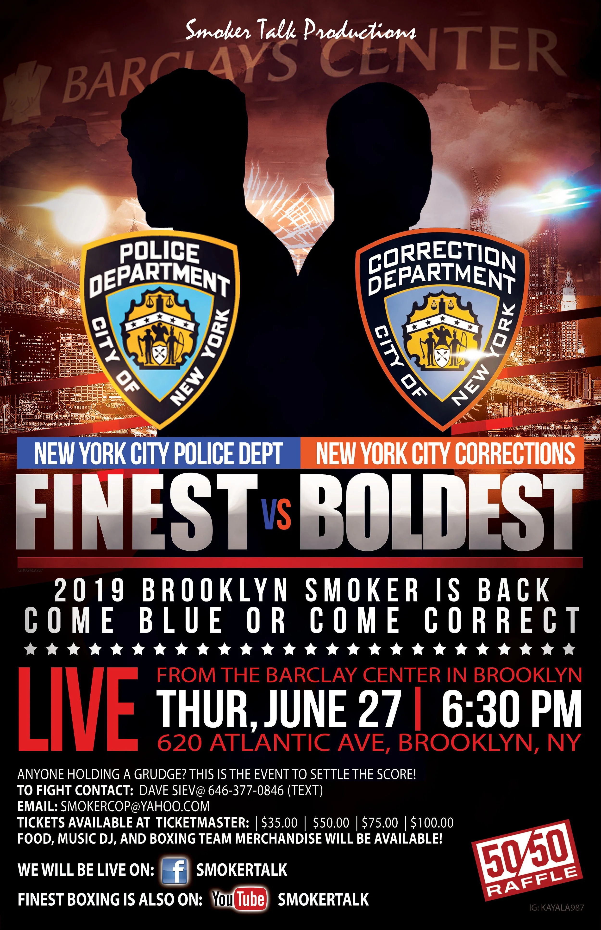 Fundraising Events NYPD BOXING — NYPD BOXING + COPS AND KIDS