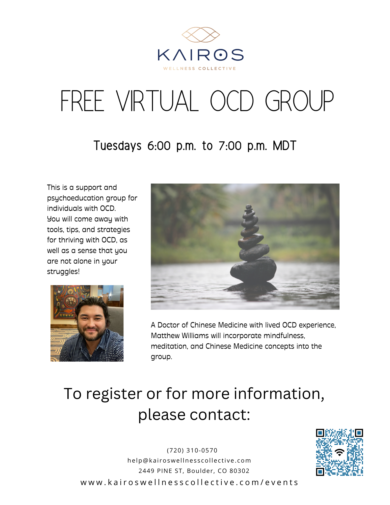OCD Support Group Near Me | Boulder, CO | Kairos Wellness Collective