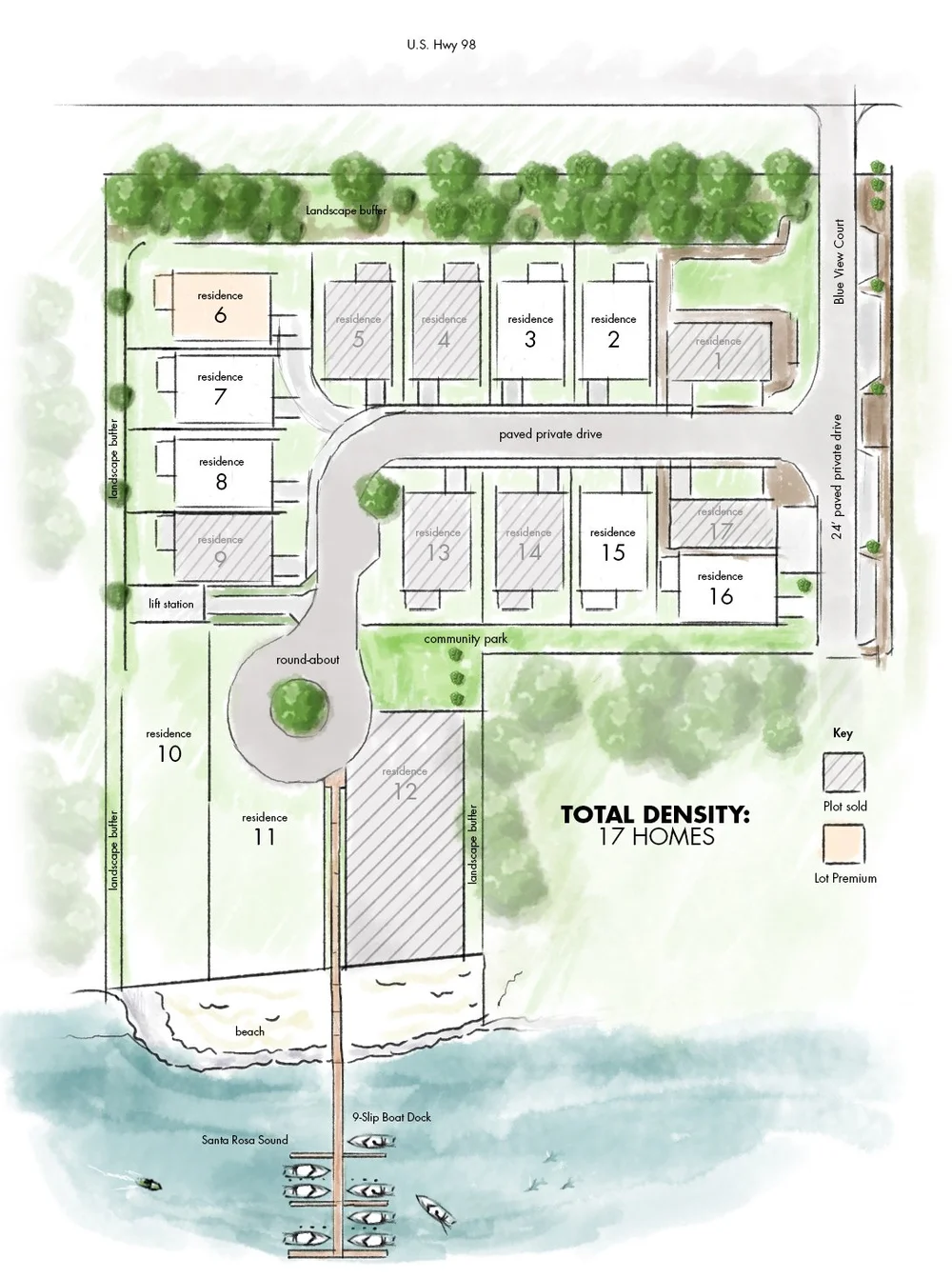 Site Plan — Soundside Hollow