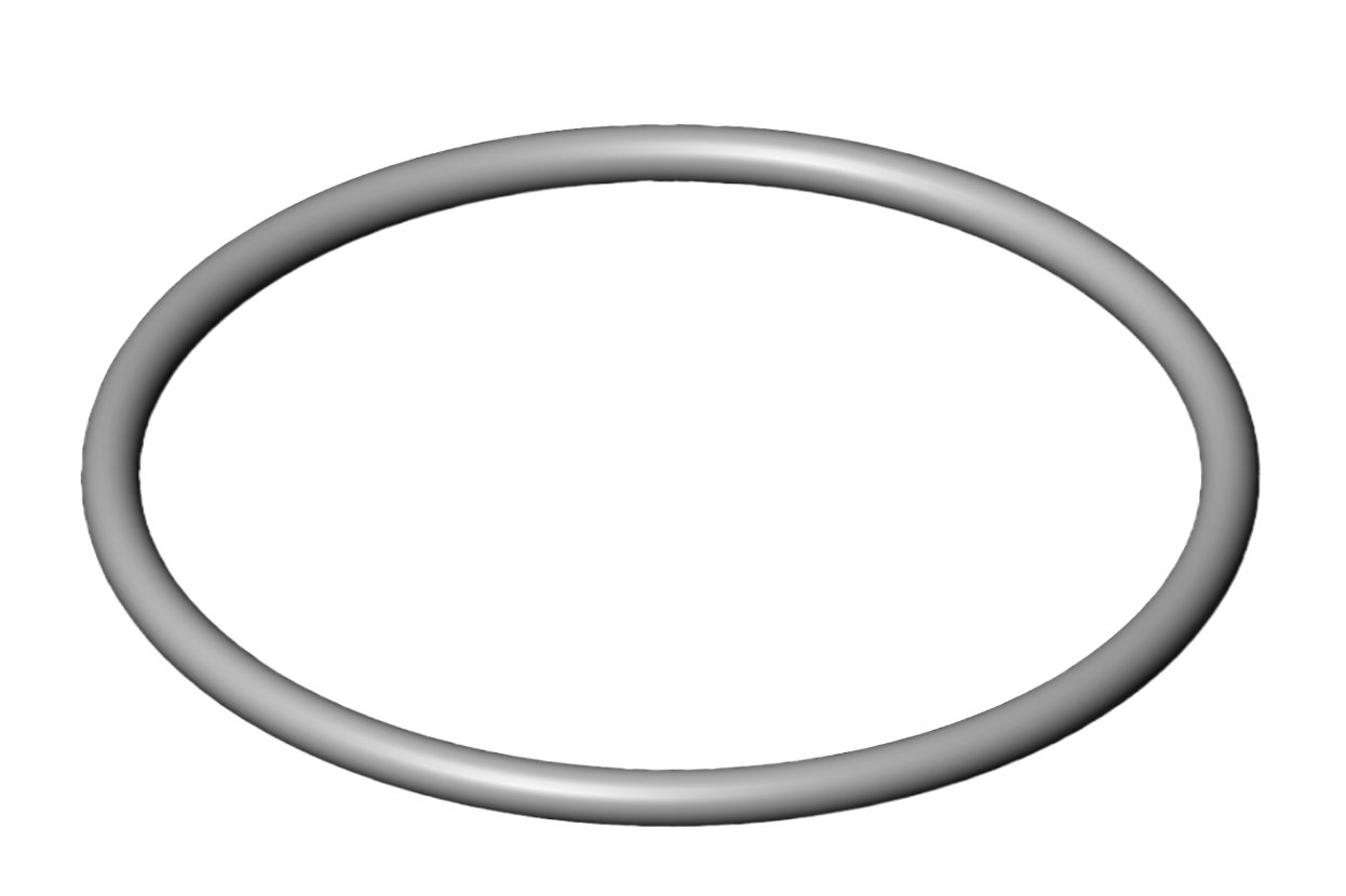 Chromatic 3D Materials - 3D-Printed Flat O-Ring