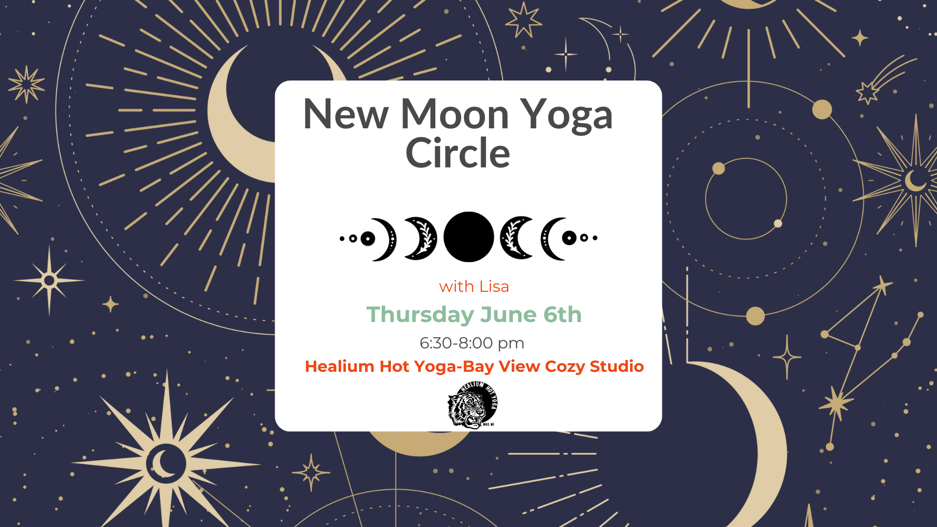 New Moon Yoga Circle — Healium Hot Yoga, Restore + HIIT