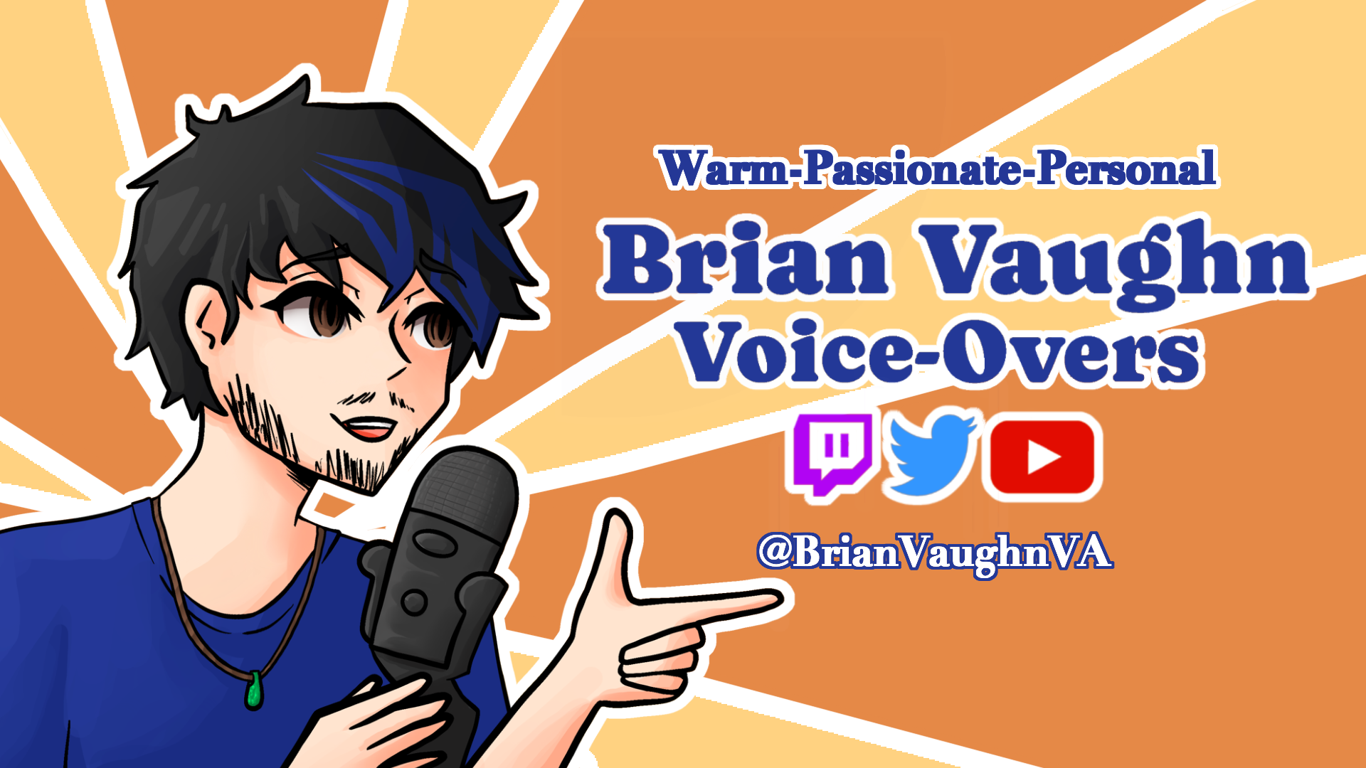 Full Voice Actor Portfolio — Brian Vaughn Voice Overs