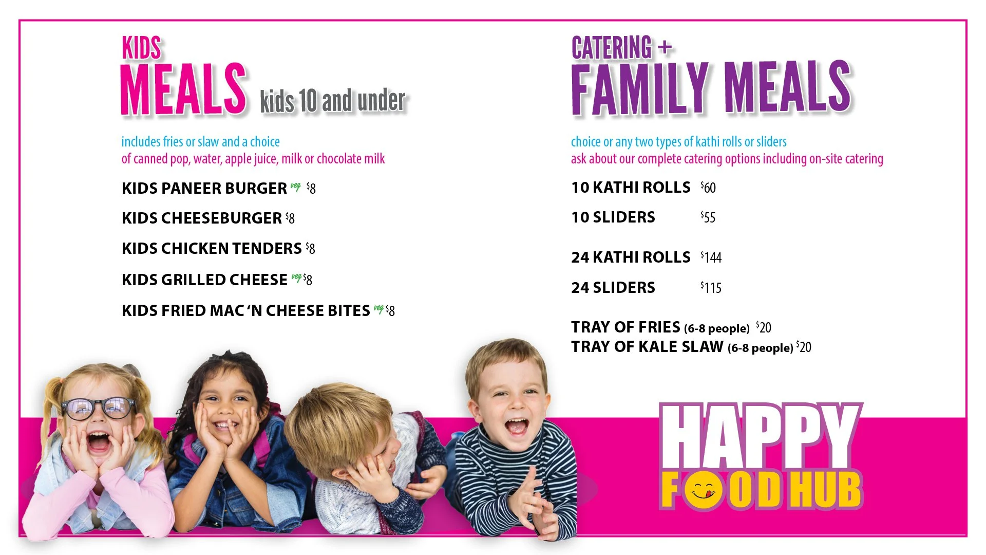 Happy Food Hub Menu | Brampton | 35 Resolution Drive — Happy Food Hub