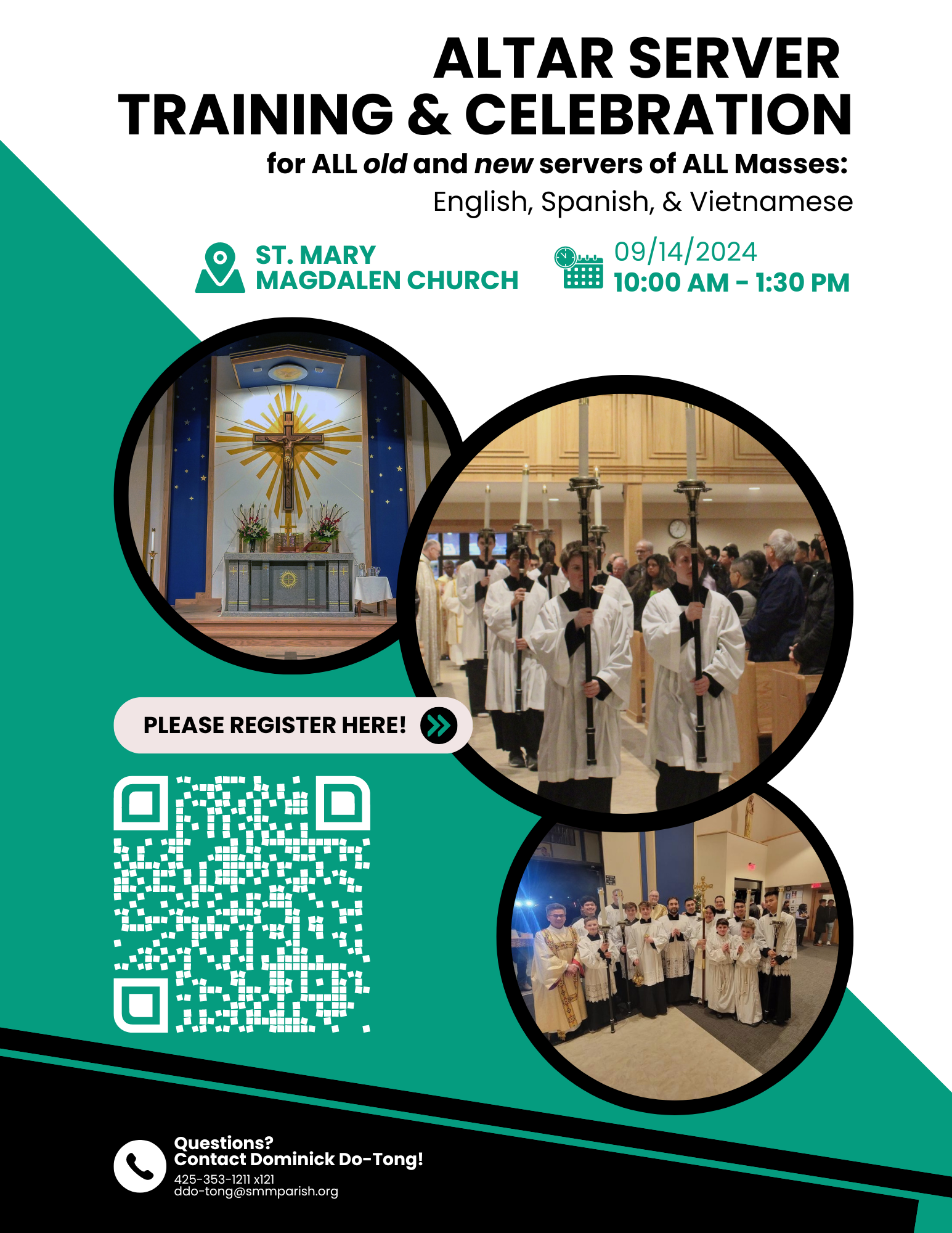 Altar Server Training & Celebration — St. Mary Magdalen Parish & St ...