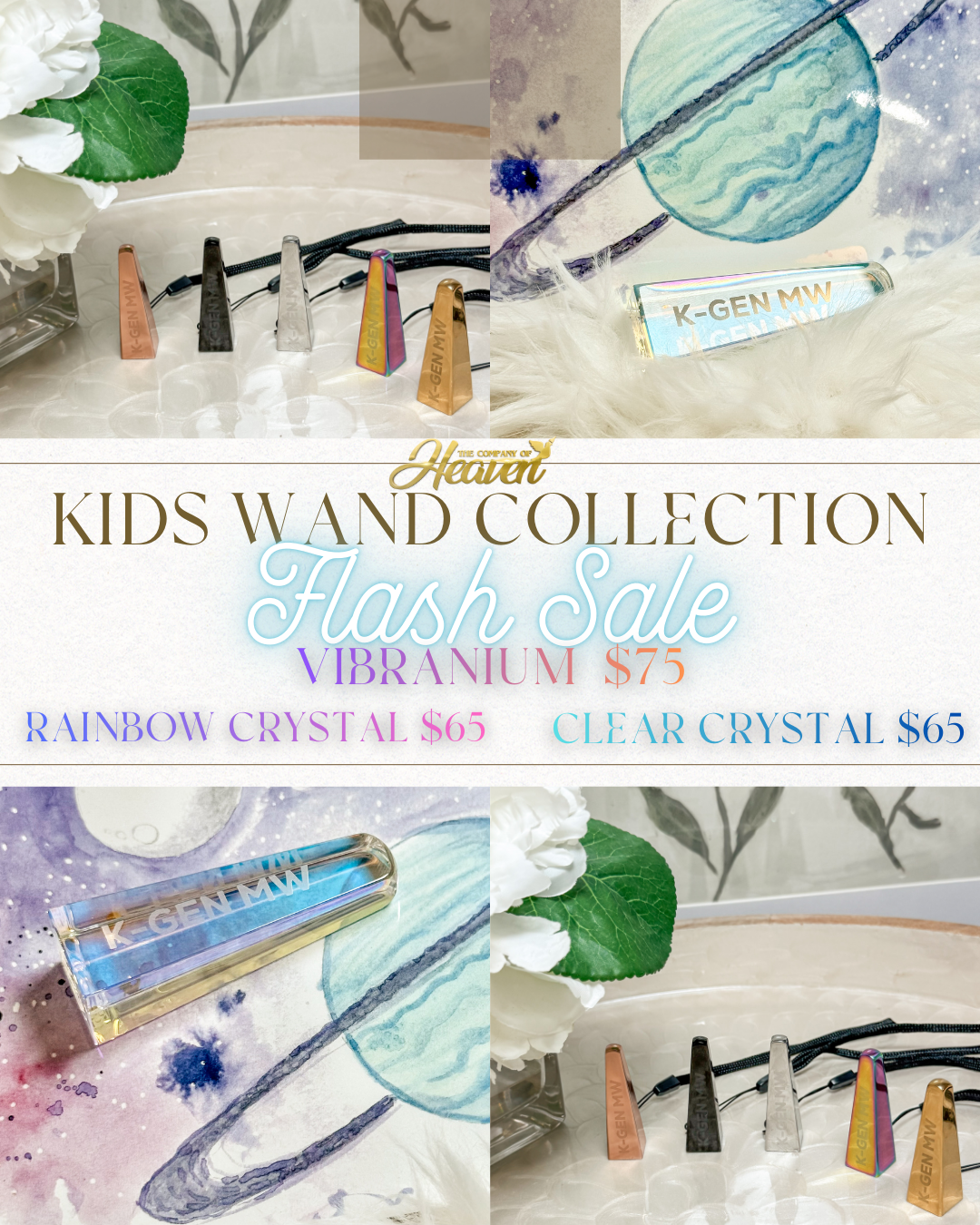 Vibranium Kids Wand Collection Flash Sale — The Company of Heaven