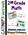 8th Grade Math TEKS Bilingual Dictionary — Catnip's Word Walls