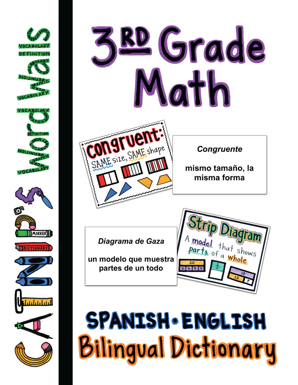 8th Grade Math TEKS Bilingual Dictionary — Catnip's Word Walls