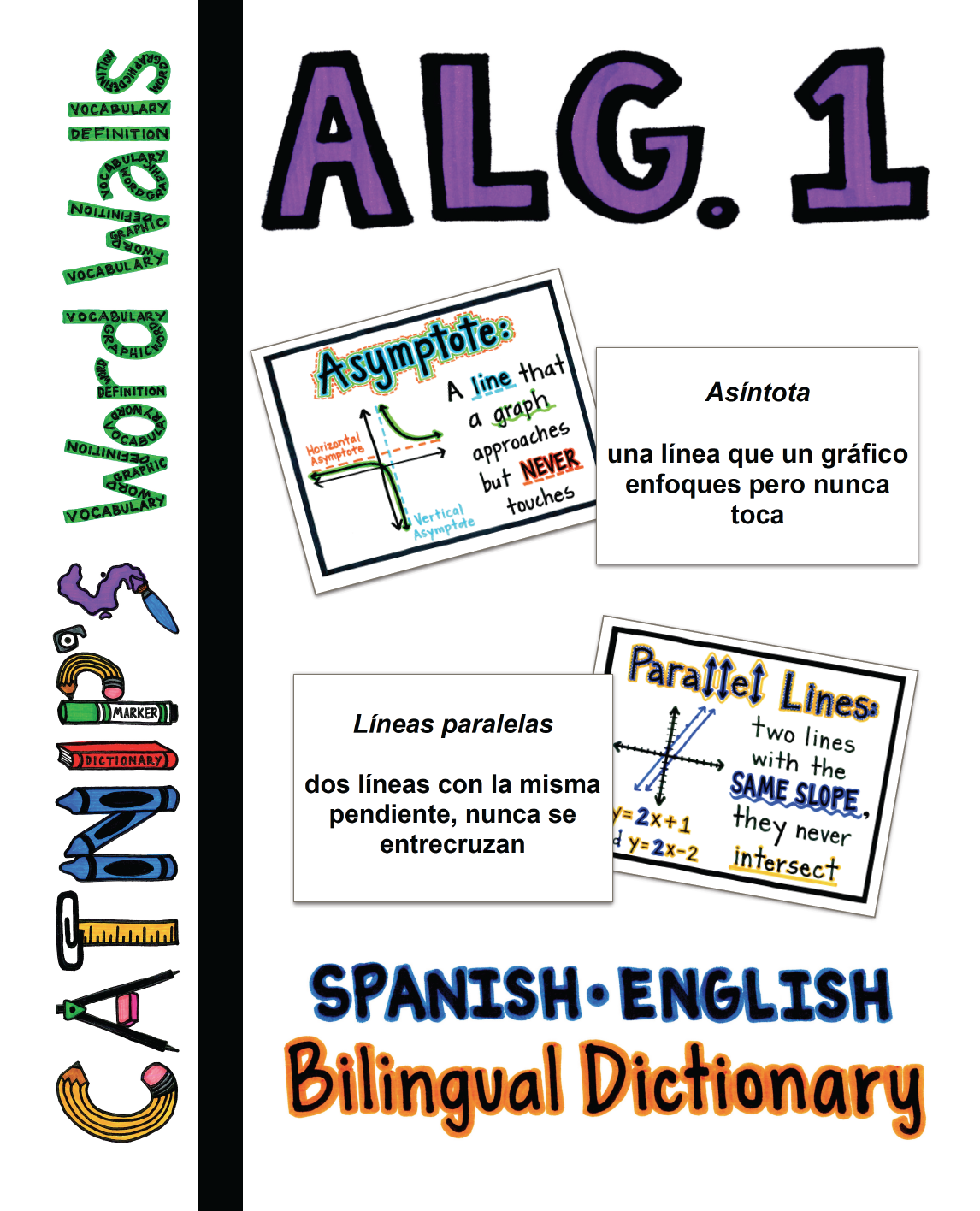 8th Grade Math TEKS Bilingual Dictionary — Catnip's Word Walls
