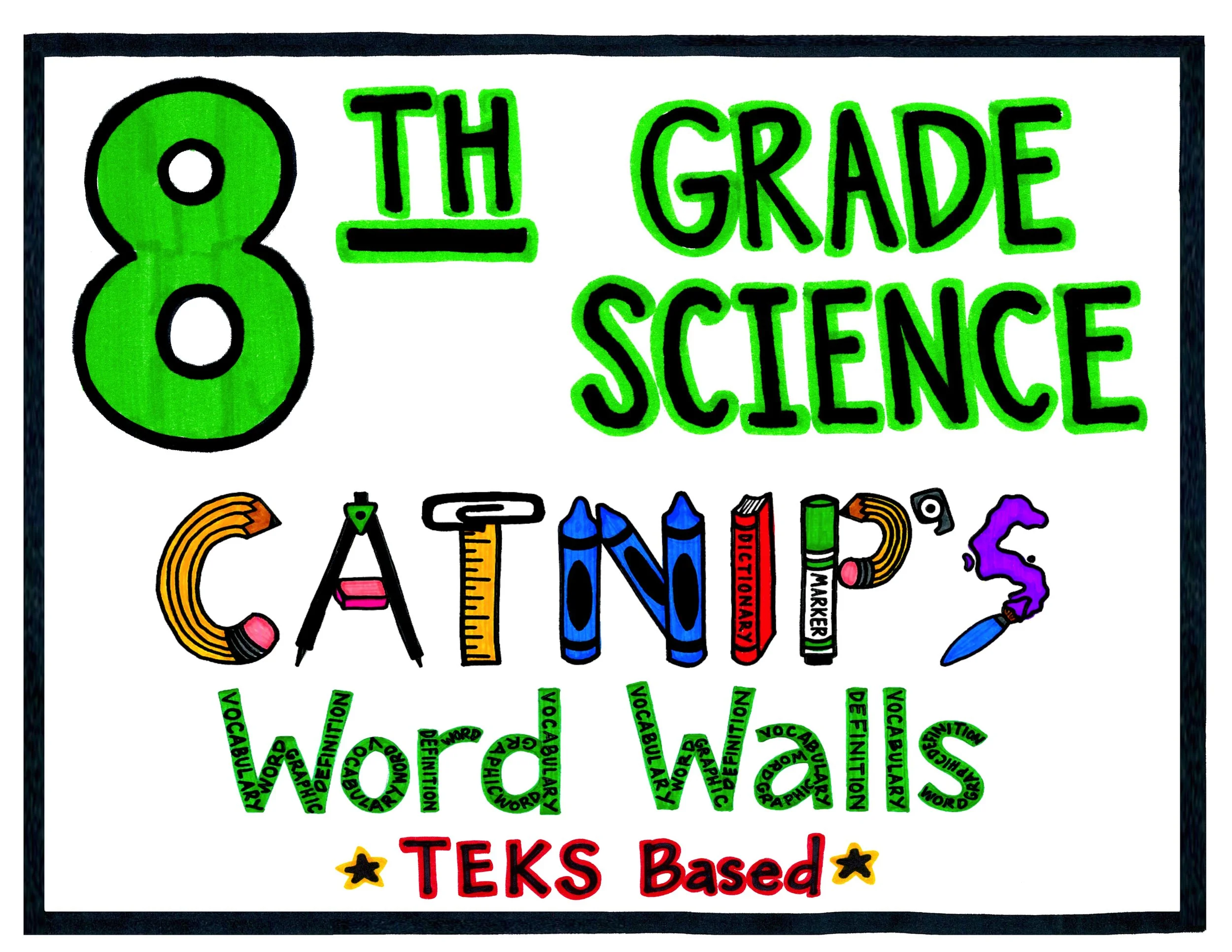6th Grade Science TEKS Classroom Set Catnip s Word Walls 6th Grade Science TEKS Classroom Set Catnip s Word Walls