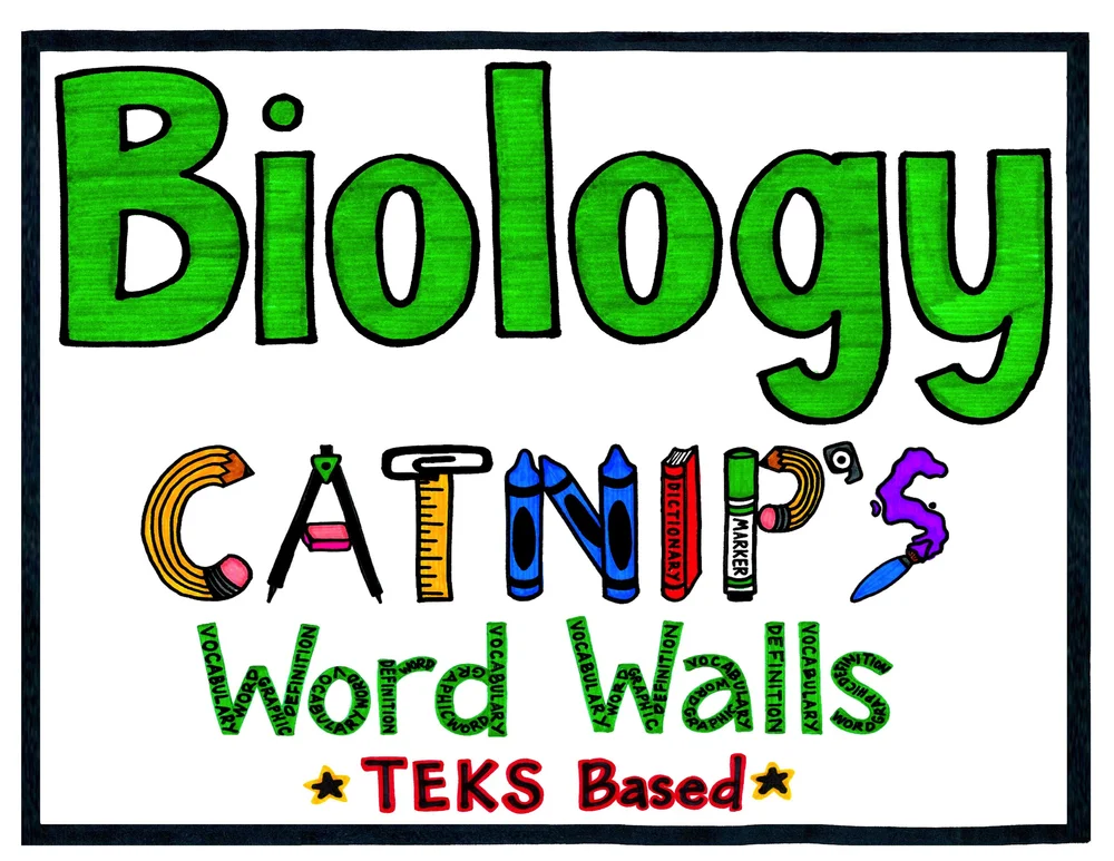 NEW 6th Grade Science TEKS Classroom Set — Catnip's Word Walls