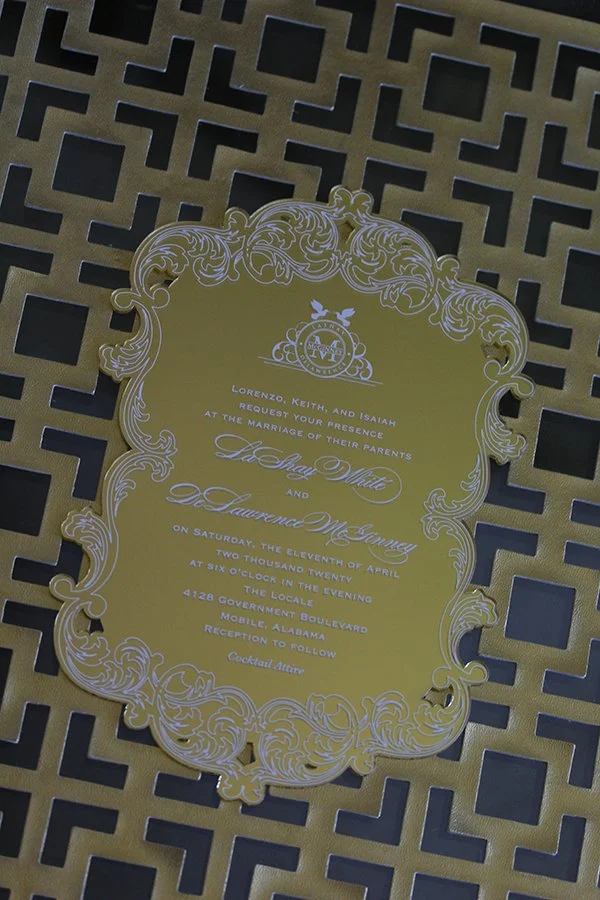 MAOLYN Die-cut Invitation — Isabella Invitations