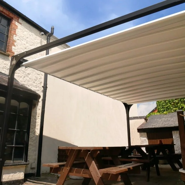 Ashelta The Flat Motorised Retractable Roof - OutHounds Awnings ...