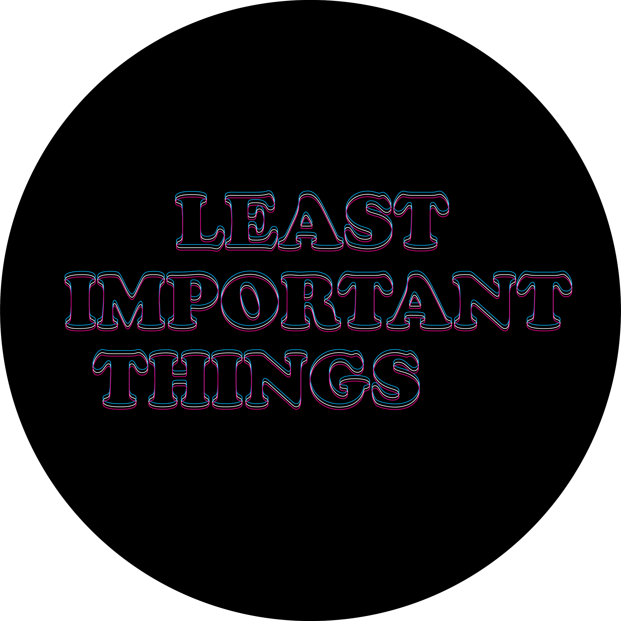 About — Least Important Things