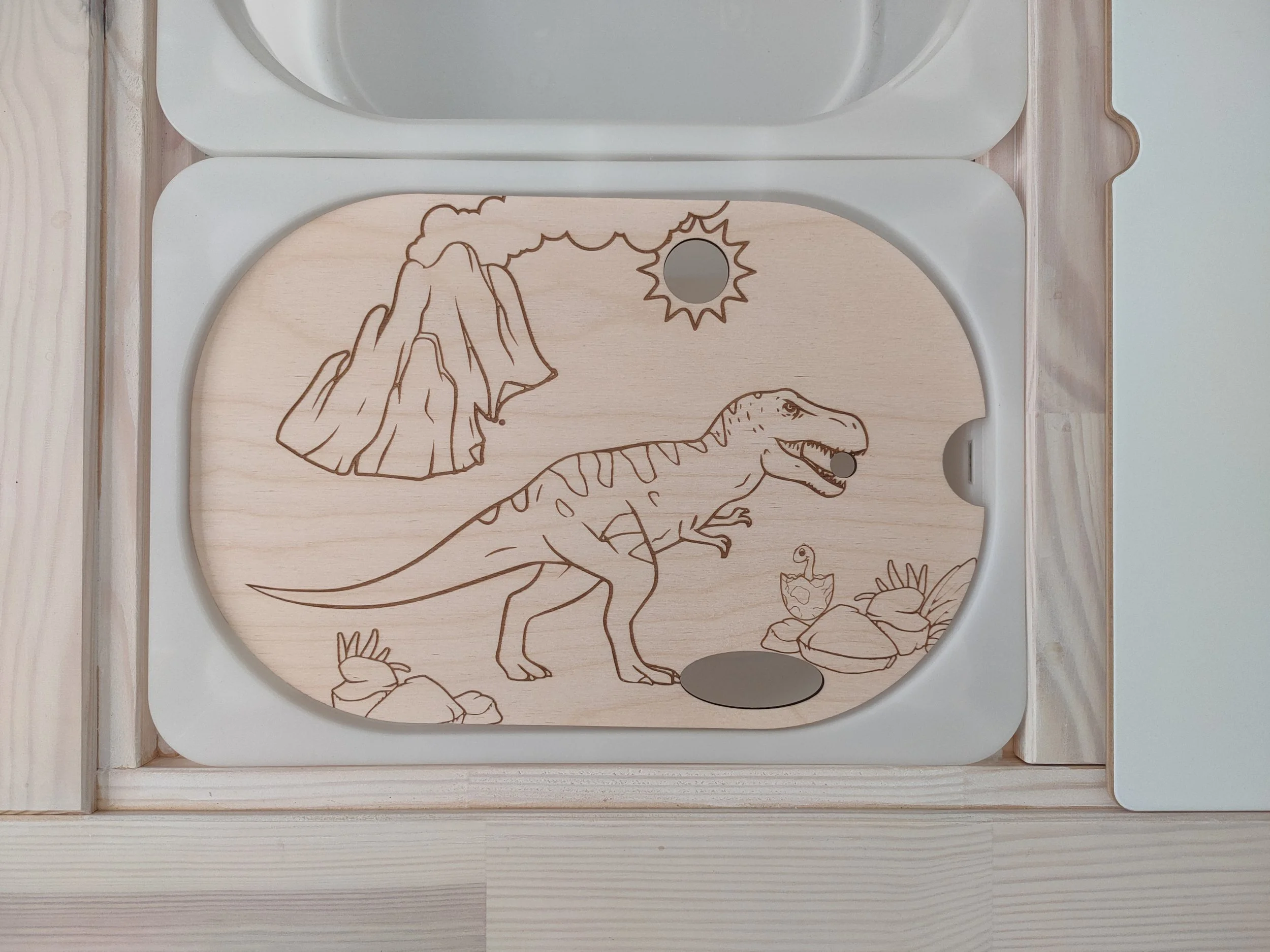 Petit insert trofast 2D Essaim d'abeilles — INSERTS TABLE SENSORIELLE
