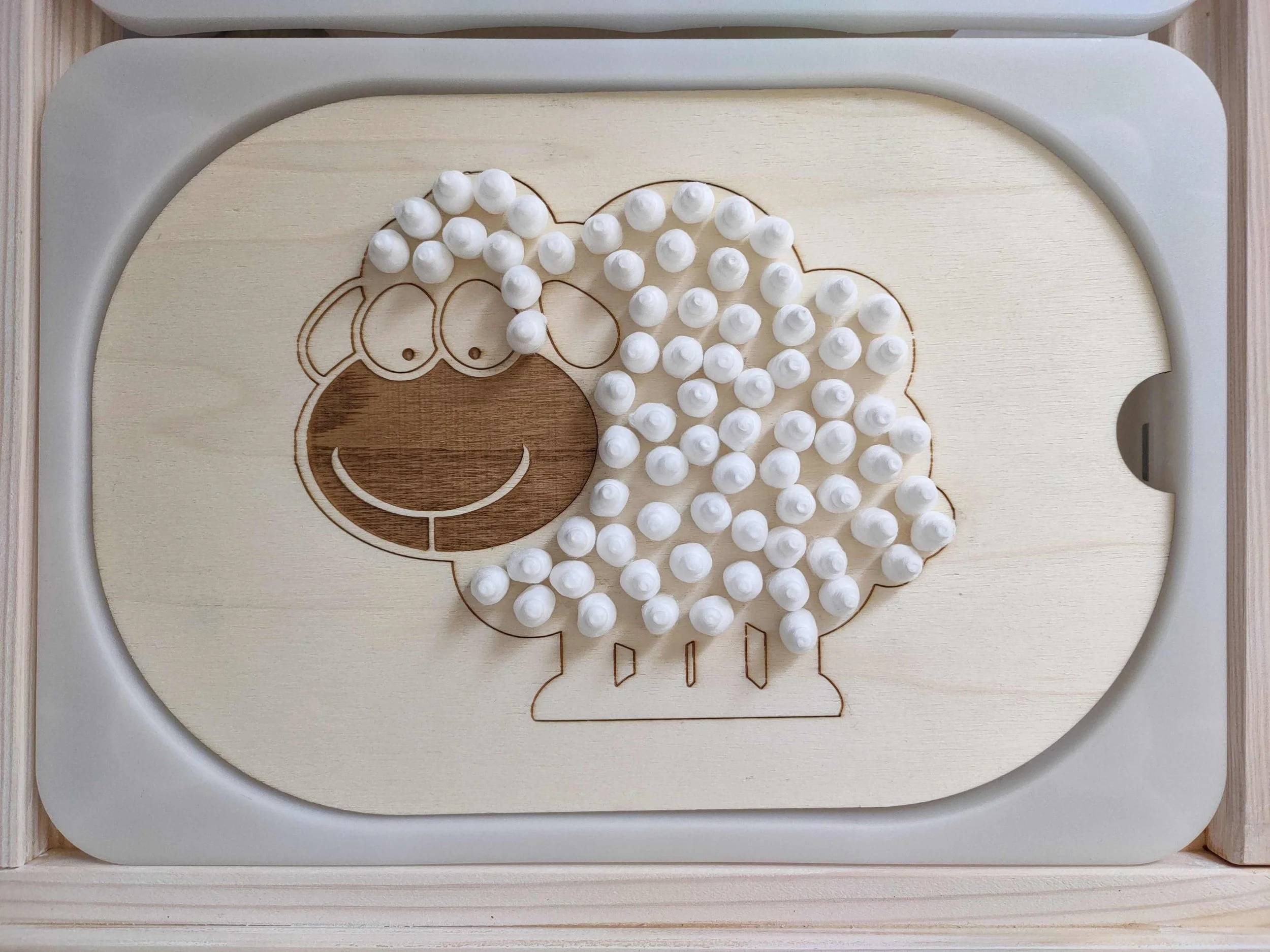 Petit couvercle insert trofast flisat ikea Panda — INSERTS TABLE ...