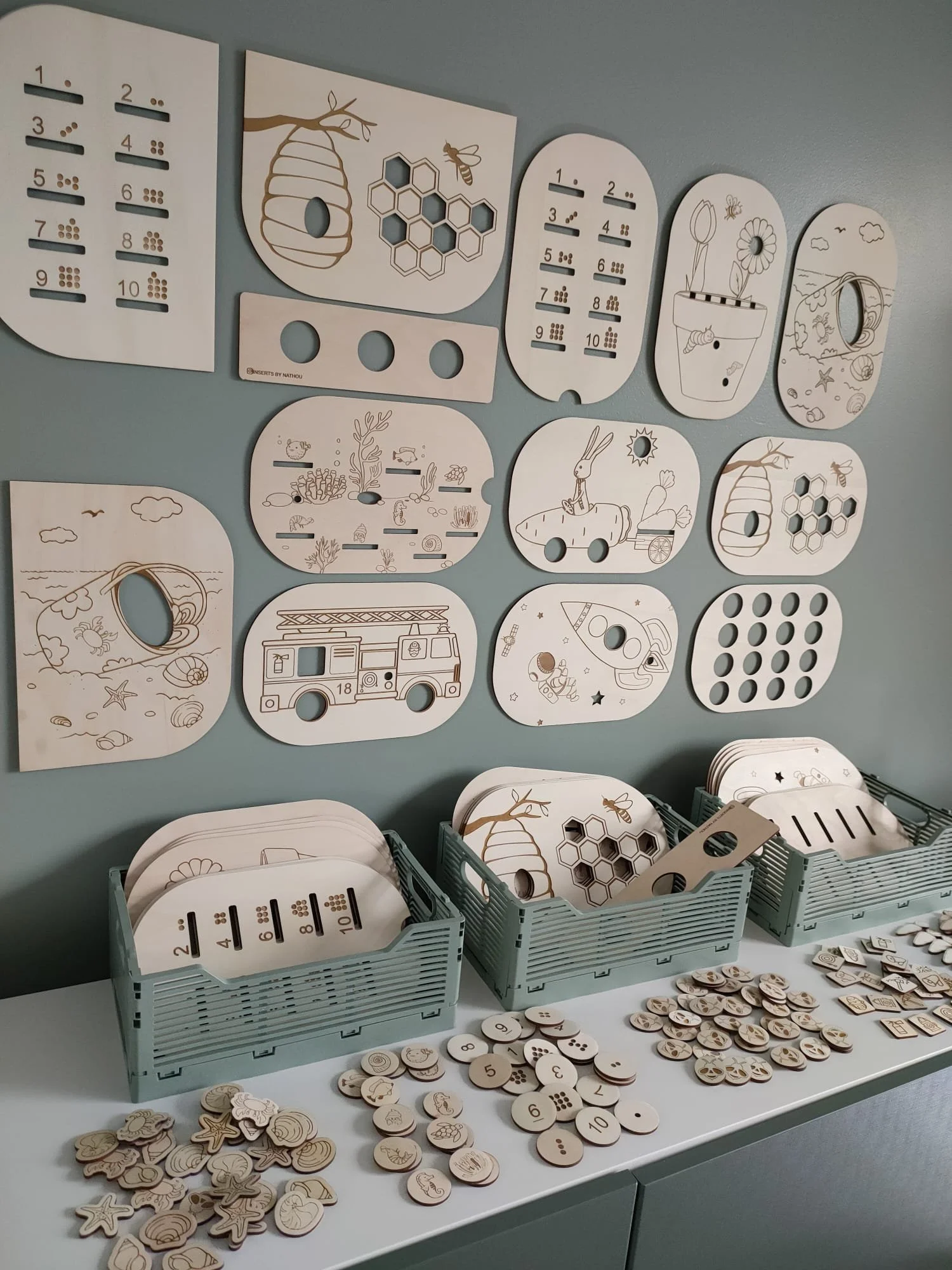 Couvercle insert trofast flisat ikea INSERTS TABLE SENSORIELLE