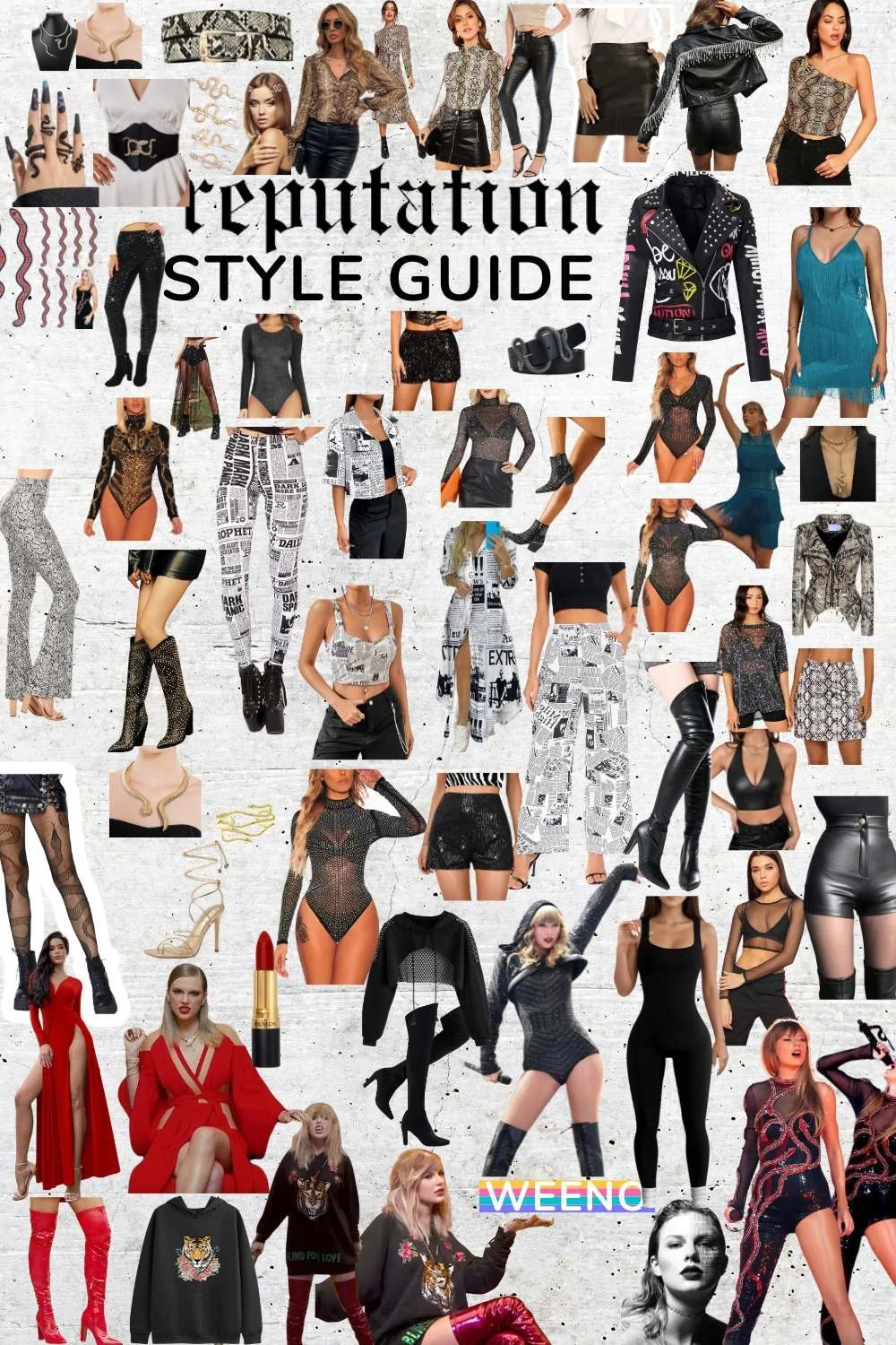 Taylor Swift Reputation Outfits — Weeno Social | Party Planning Made Easy