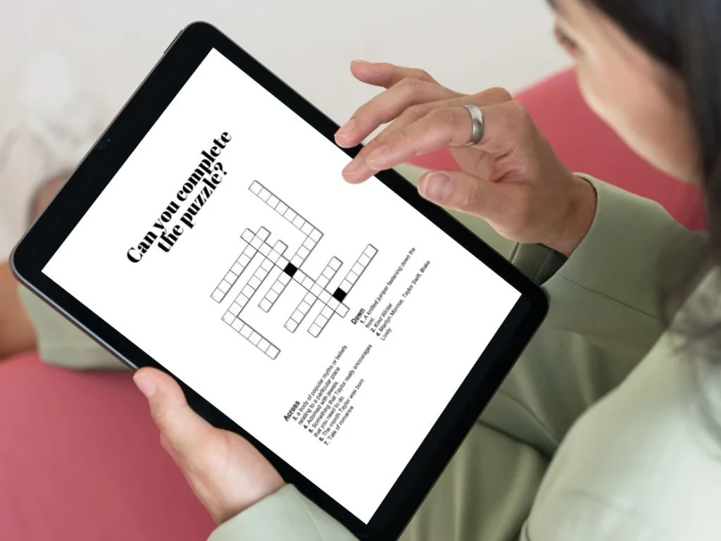 Taylor Swift Crosswords — Weeno Social | Party Planning Made Easy