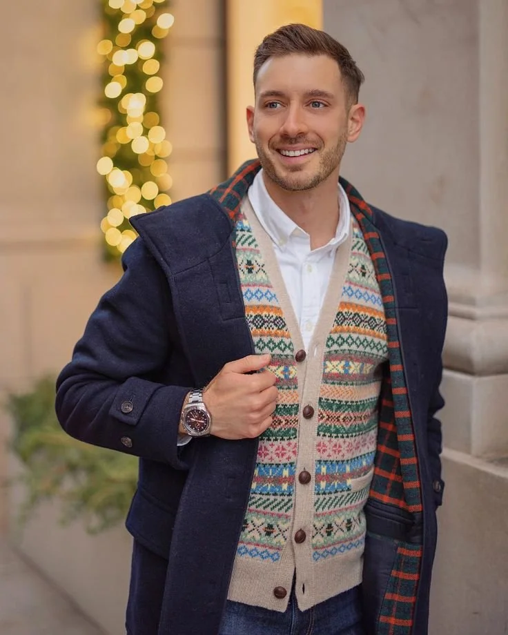 Top 10 Men's Christmas Day Outfit Ideas — Weeno Social | Party Planning ...