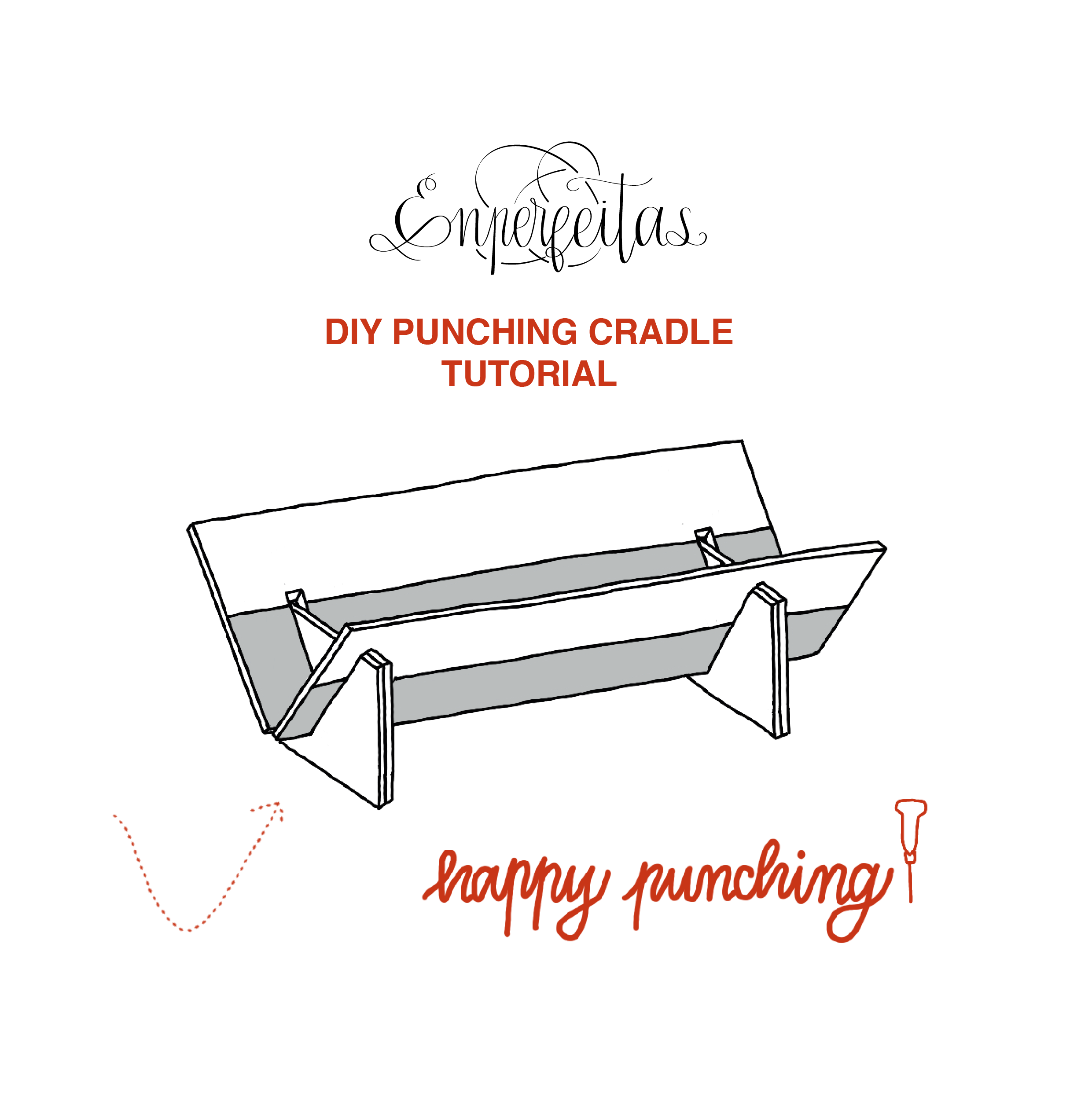 DIY Tutorial for a bookbinding punching cradle — Enperfeitas ...