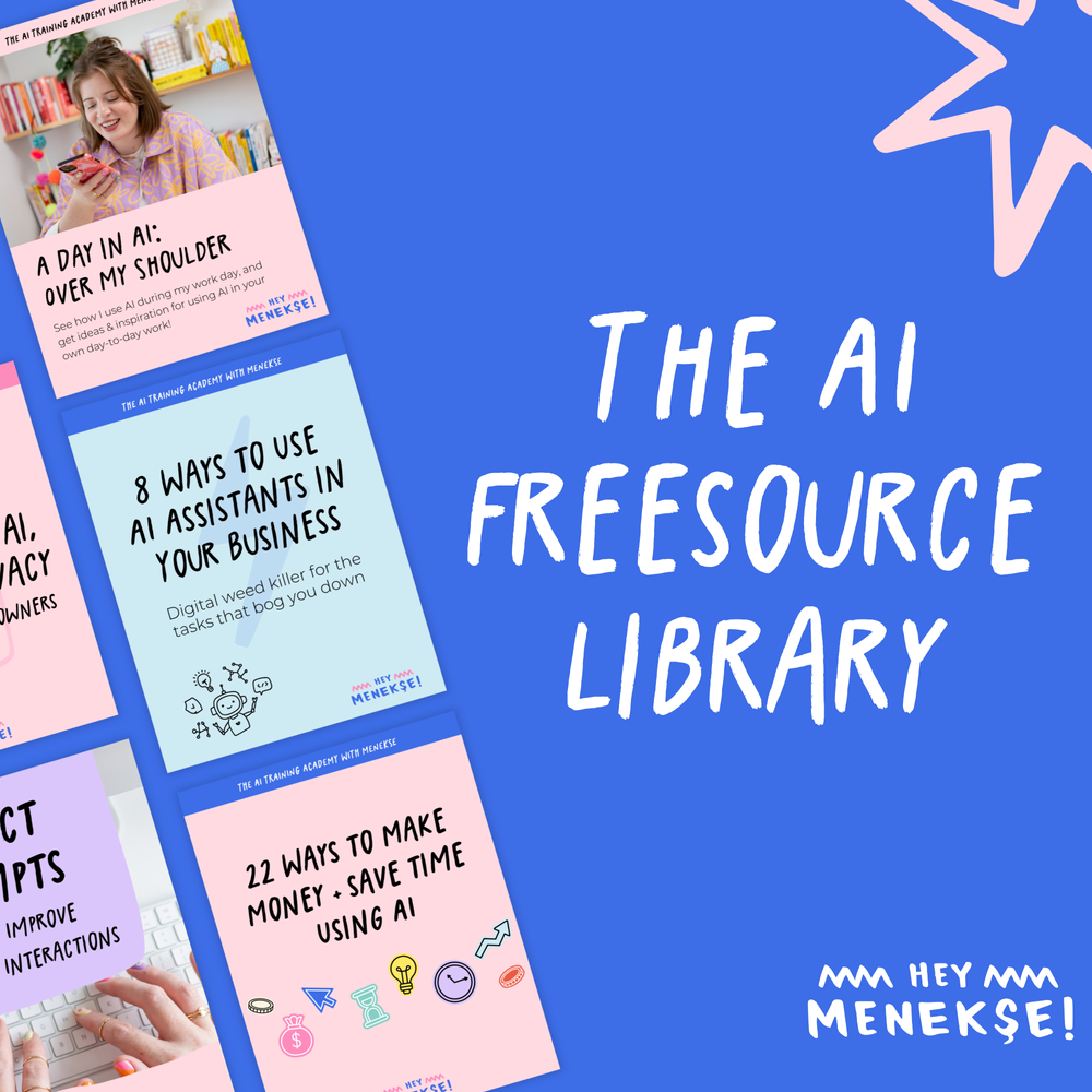 The AI Freesource Library — Hey Menekse