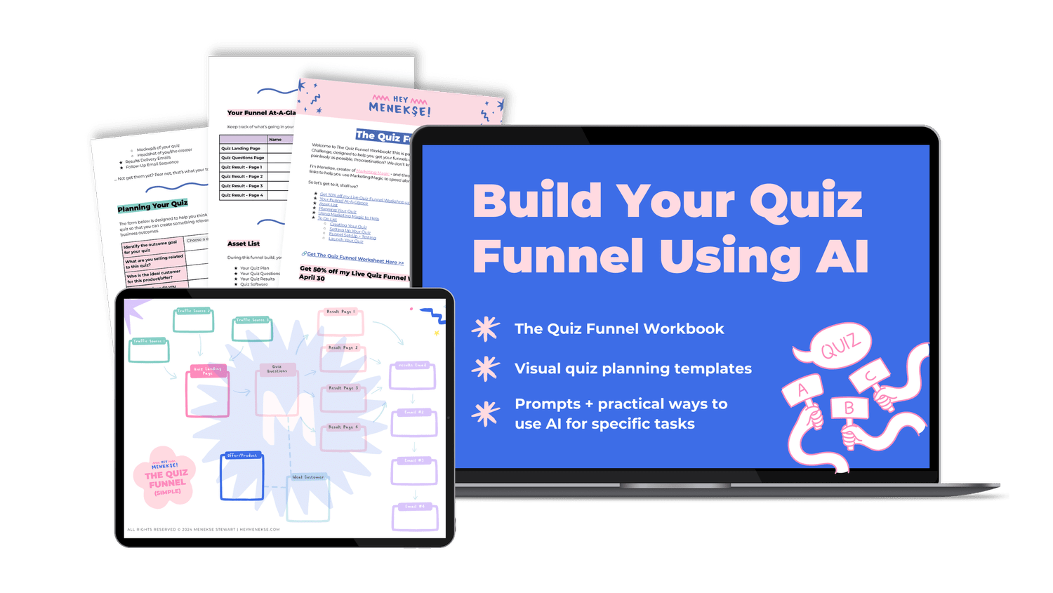 Build a Quiz & Quiz Funnel with AI — Hey Menekse