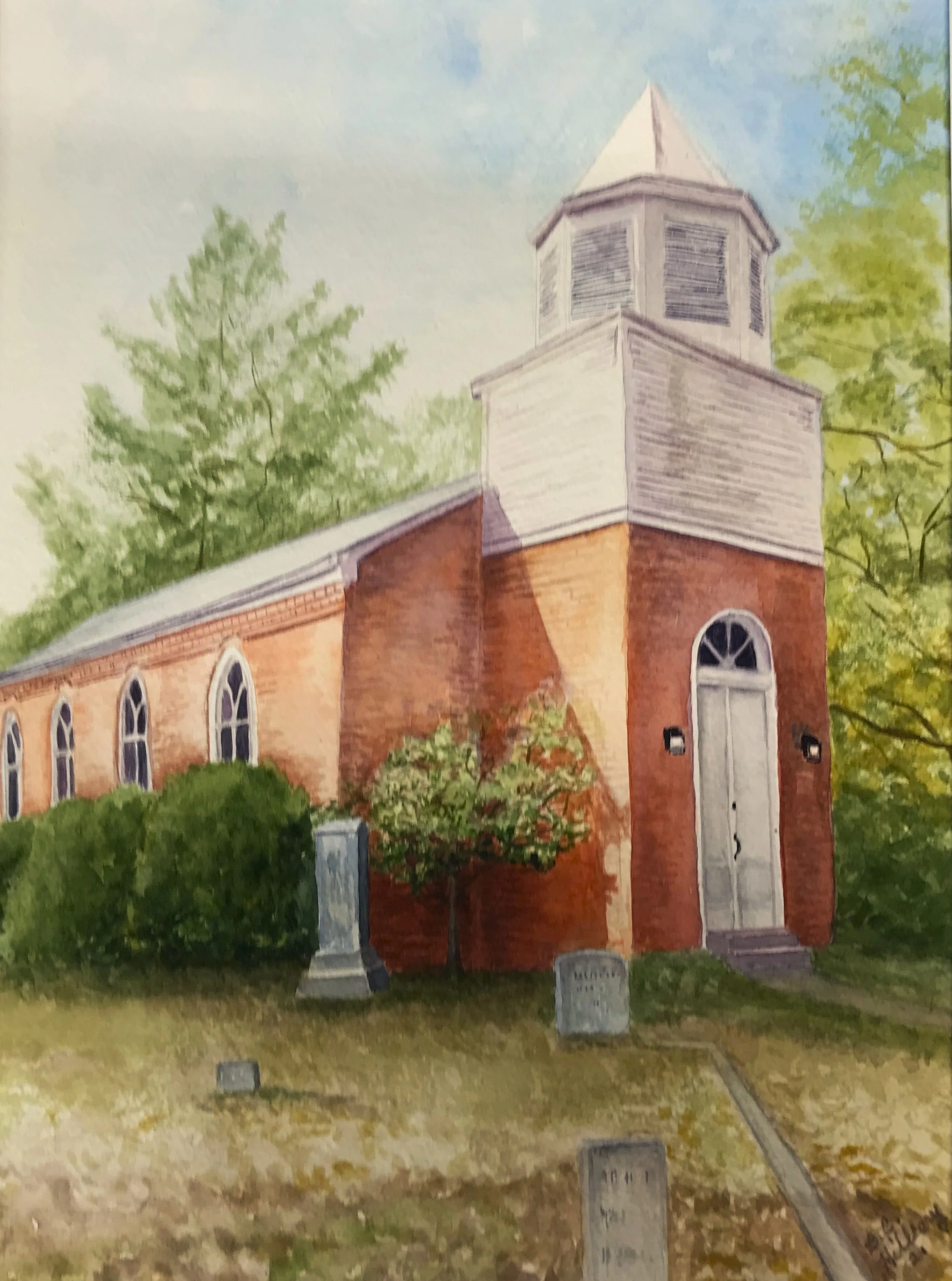 Virginia's Chapel — Carol Hilleary Art