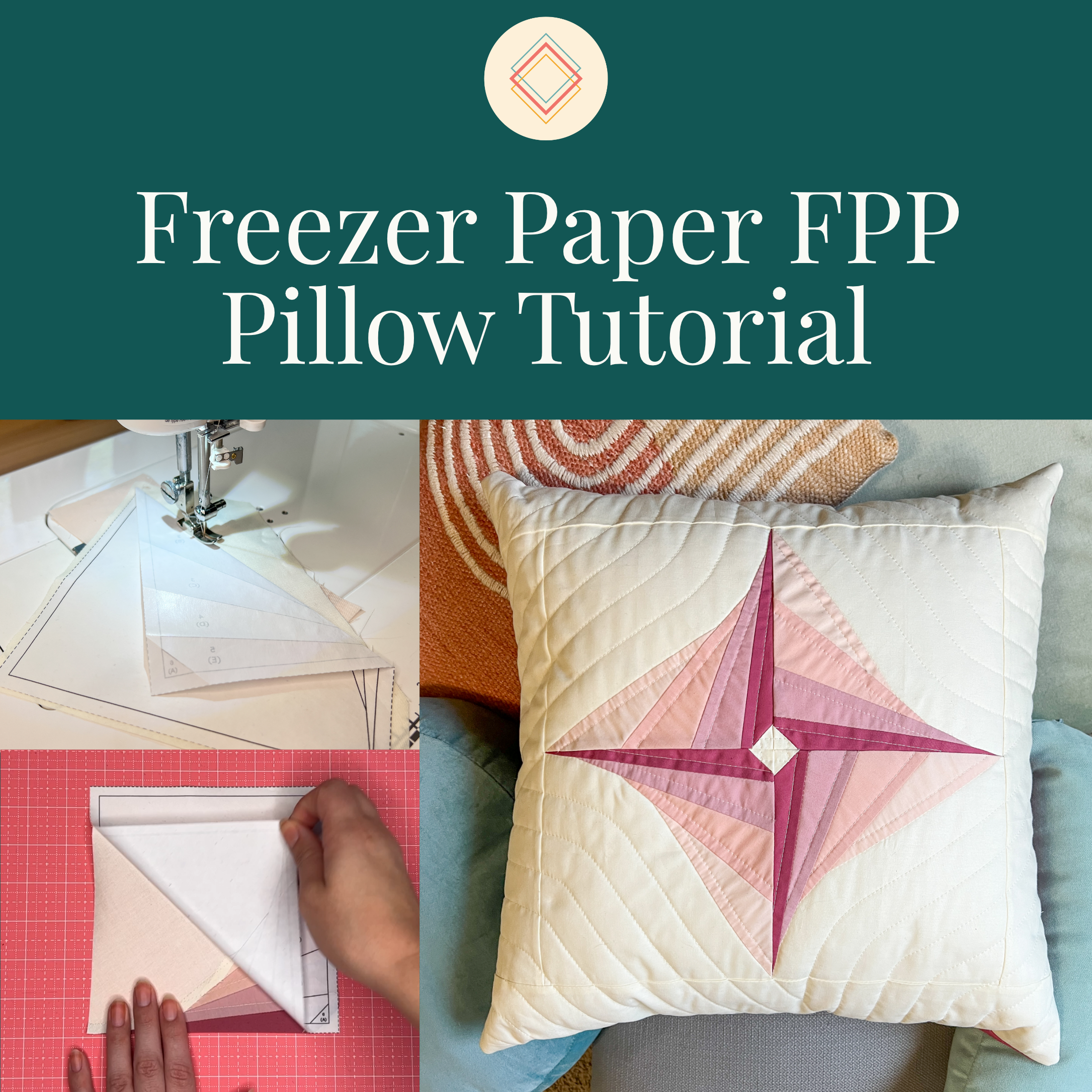 Freezer Paper FPP Pillow Tutorial — Sweet Pixel Quilts