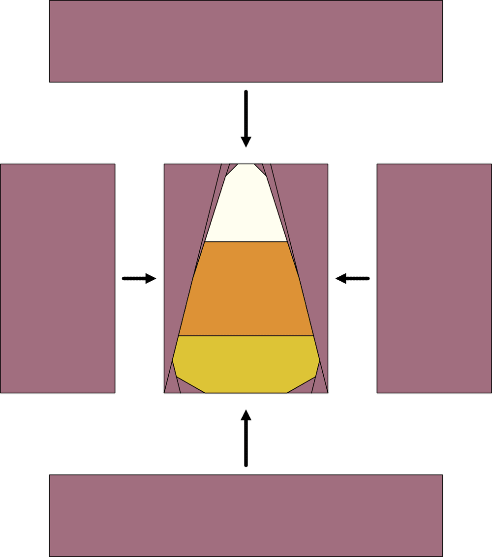 The Candy Corn Picnic Quilt: Free Pattern! — Sweet Pixel Quilts