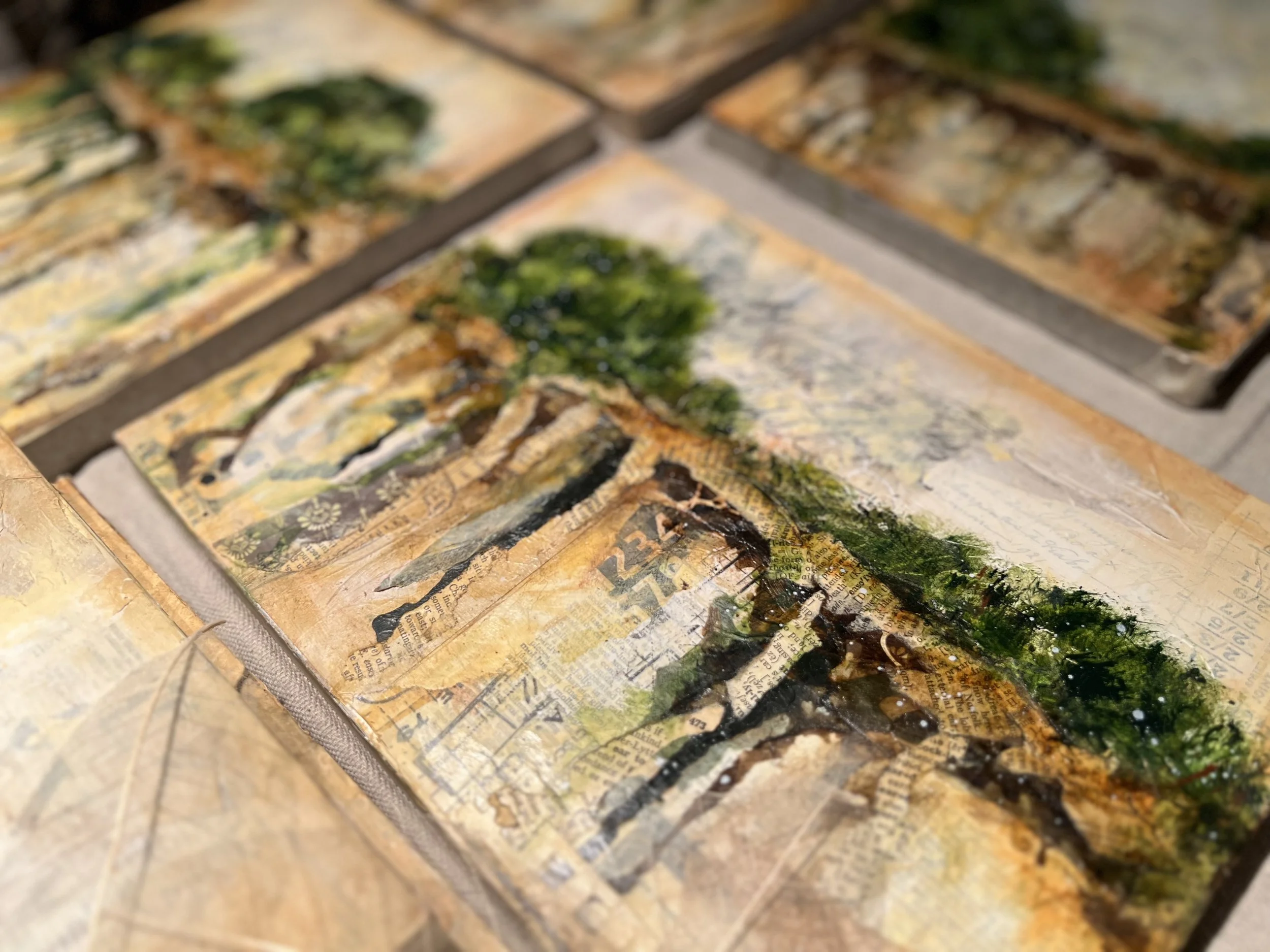 Encaustic Textural Landscapes: Dreamy Creations by Janne Lee — Janne Lee