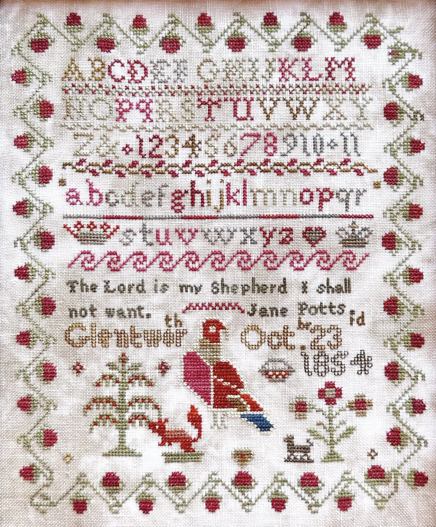 Sampler Stitcher PDF Chart — Lucy Beam