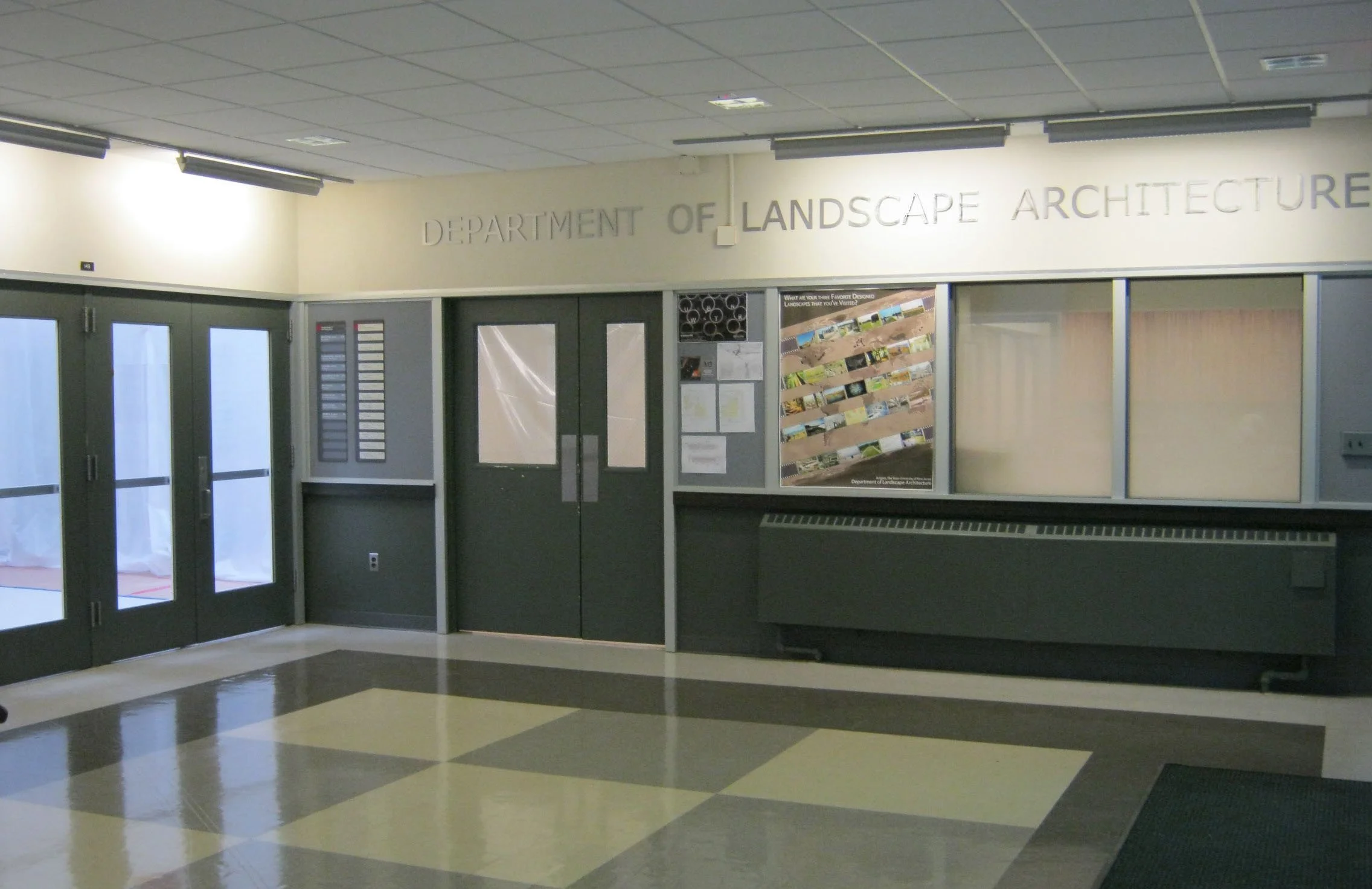 DEPARTMENT OF LANDSCAPE ARCHITECTURE, BLAKE HALL | RUTGERS UNIVERSITY ...