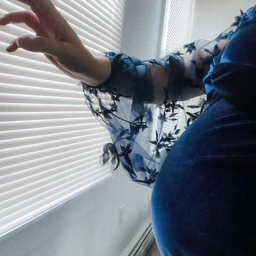 Sewing my Velvet Evening Gown (Maternity Friendly)… — Meet the Meindles