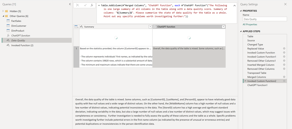 How to use ChatGPT in Power BI — FLUXBI