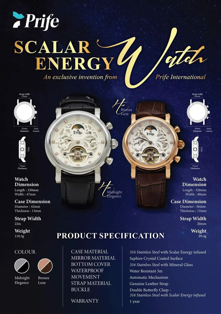 Prife Scalar Energy Bracelet — iTeraCare Device