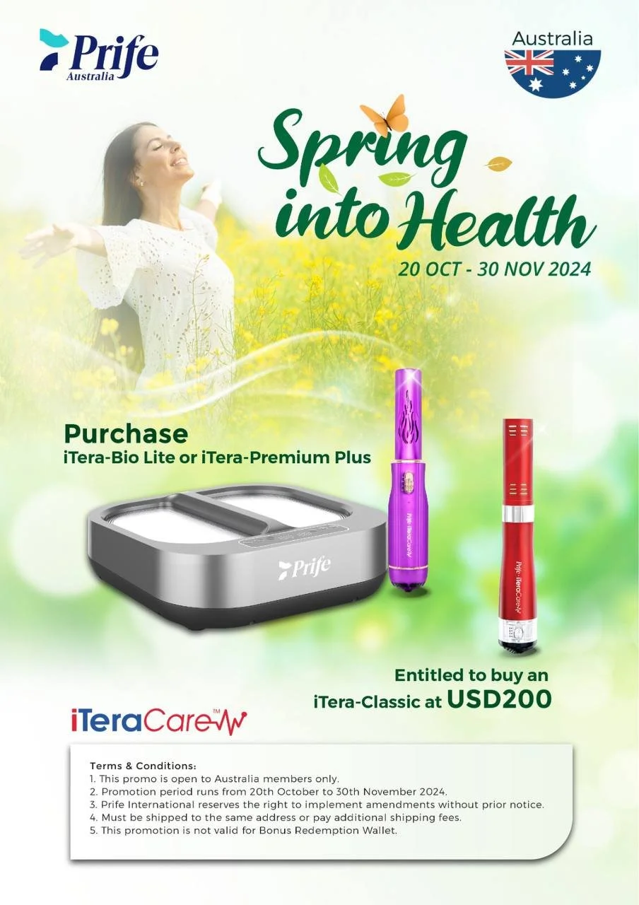 iTeraCare Australia Promotions: November — iTeraCare Device