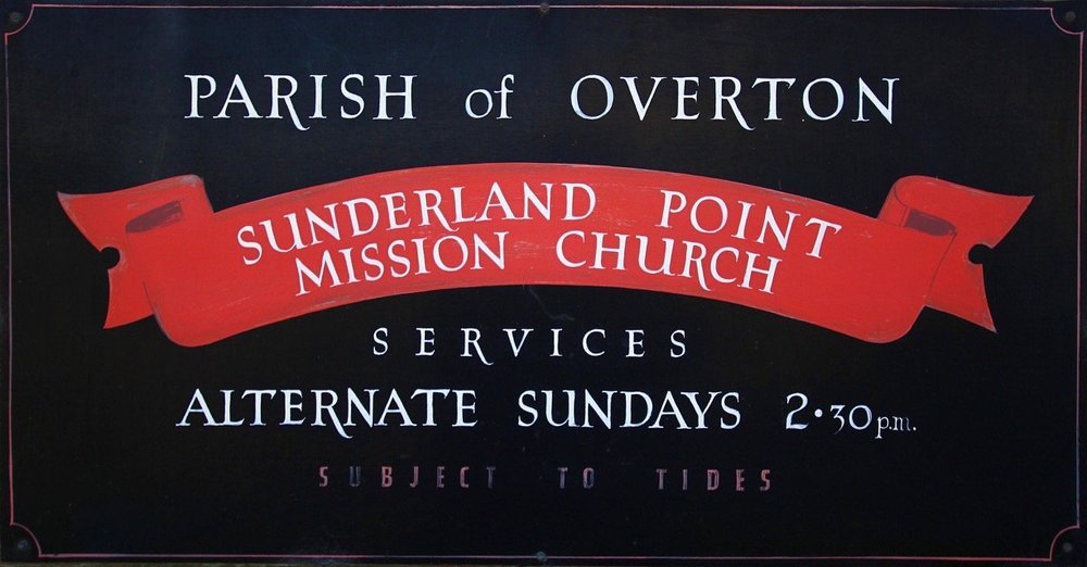 Early History of the Mission Church — Sunderland Point