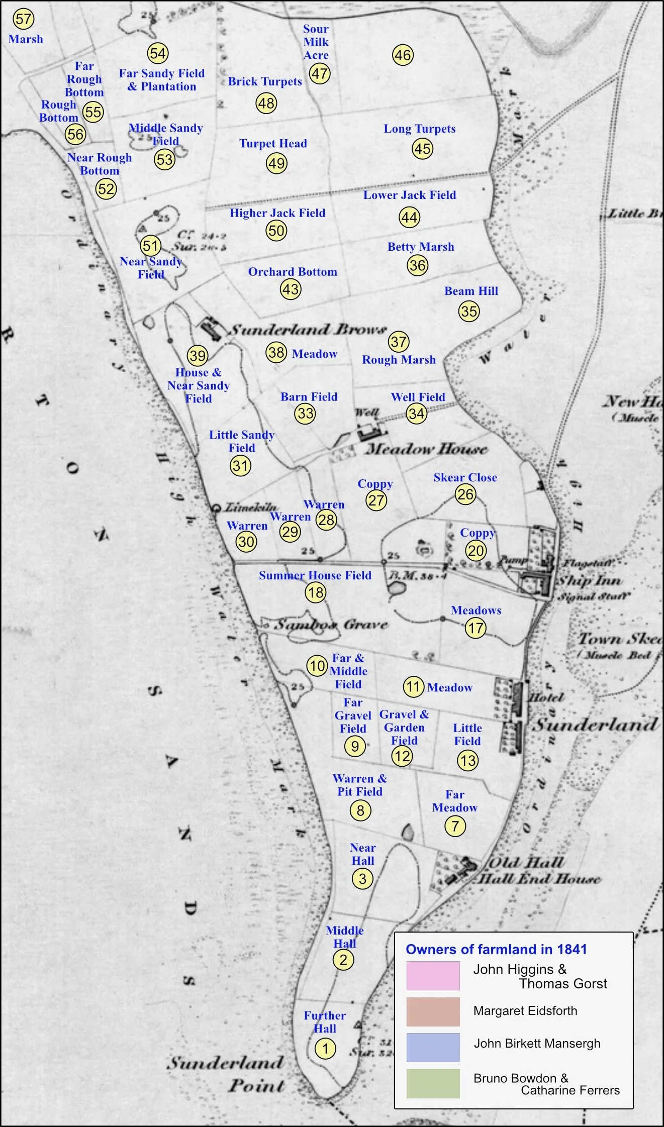 Tithe Maps — Sunderland Point